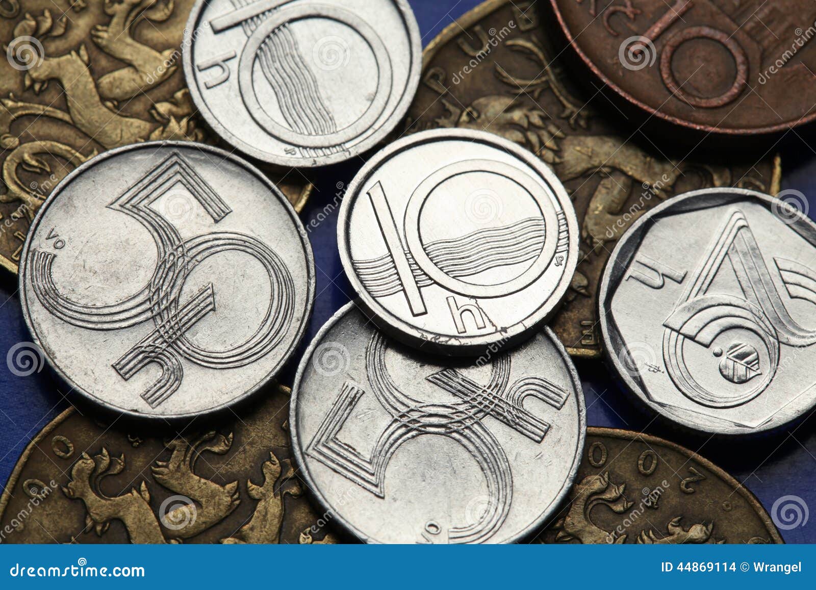 Coins of the Czech Republic Stock Photo - Image of czech, crowns: 44869114