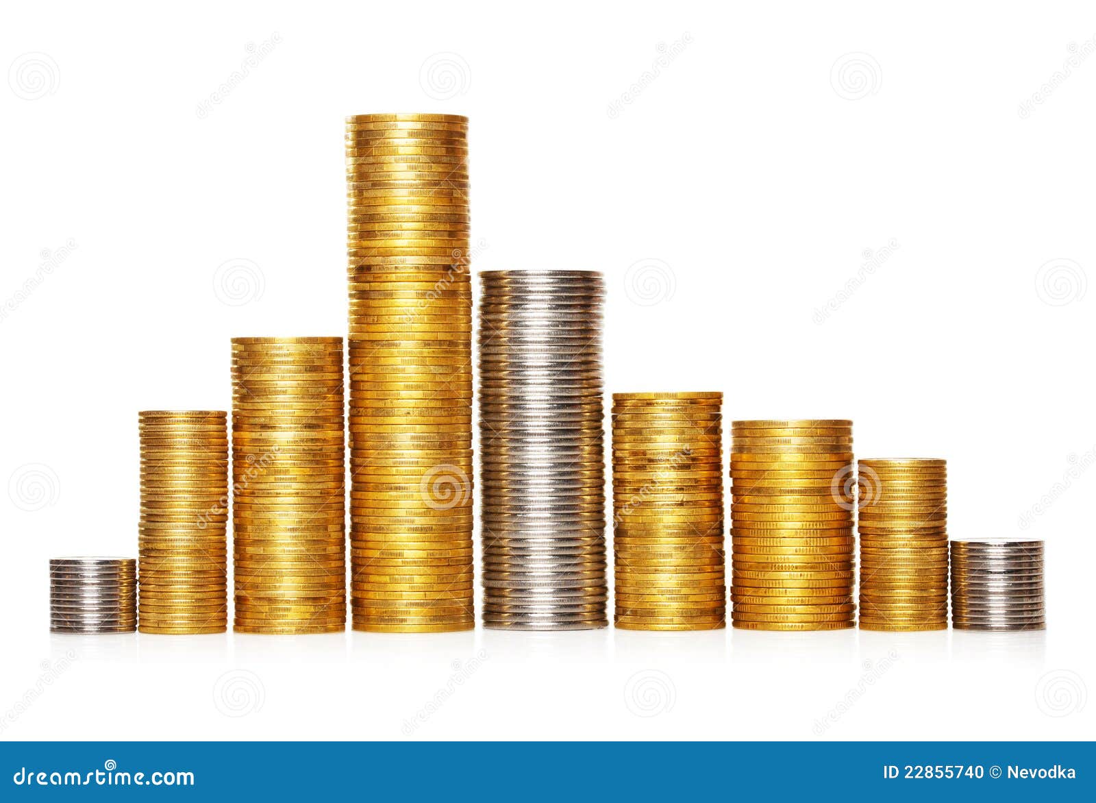 Coins diagram stock photo. Image of earnings, currency - 22855740