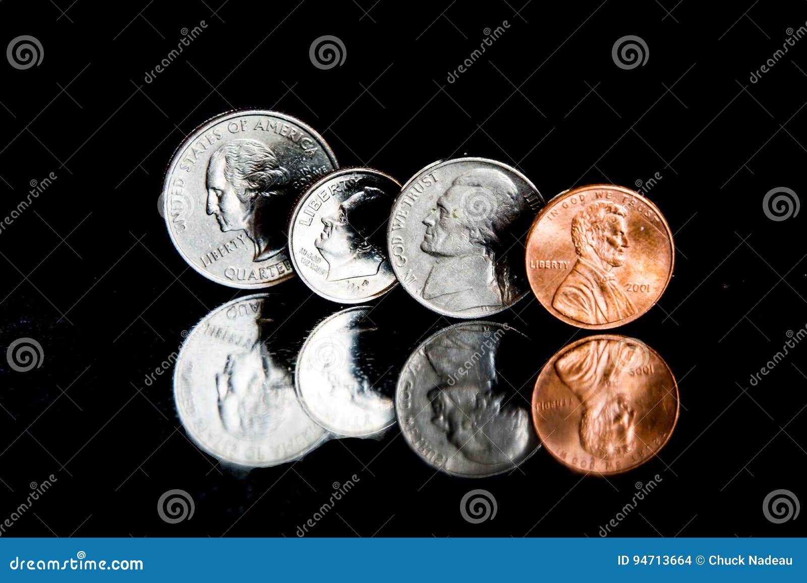 Coins on edge. stock photo. Image of background, money - 94713664
