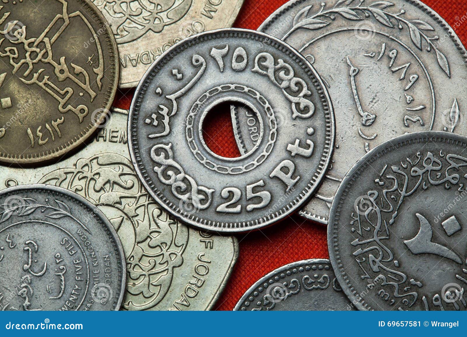 Coins of Egypt stock image. Image of five, coinage, numismatic - 69657581