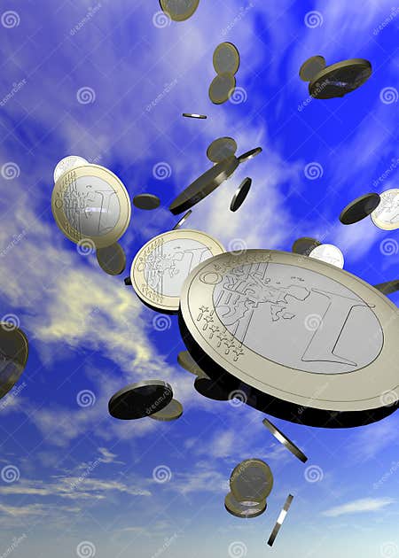 Coins Falling stock image. Image of payment, rich, finance - 205857