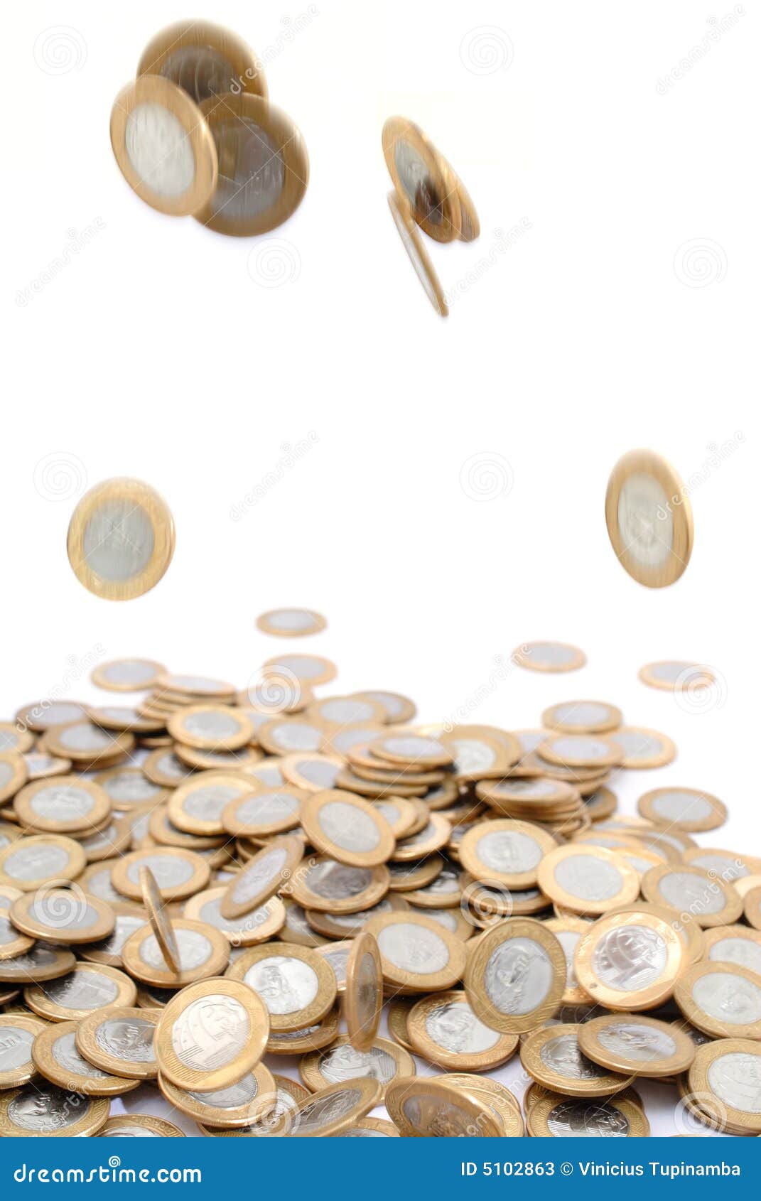 Coins Falling stock image. Image of financial, rich, real - 5102863