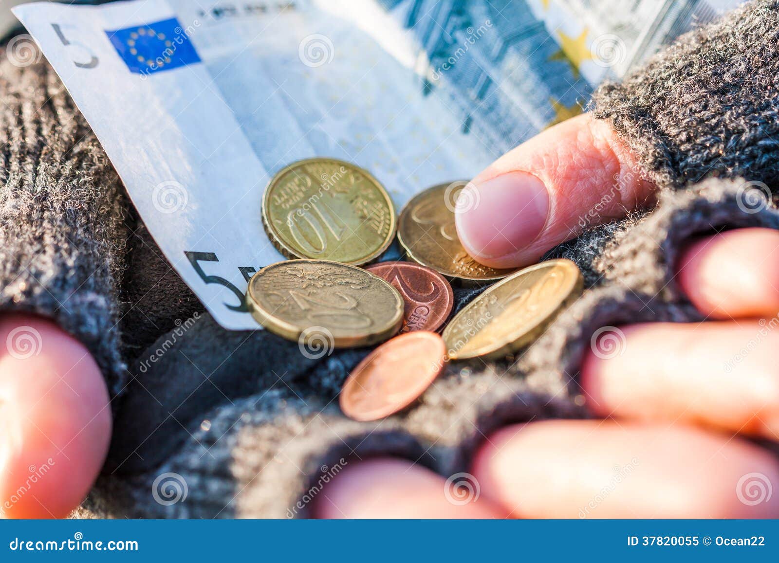 Coins in hand stock image. Image of earn, finance, economy - 37820055