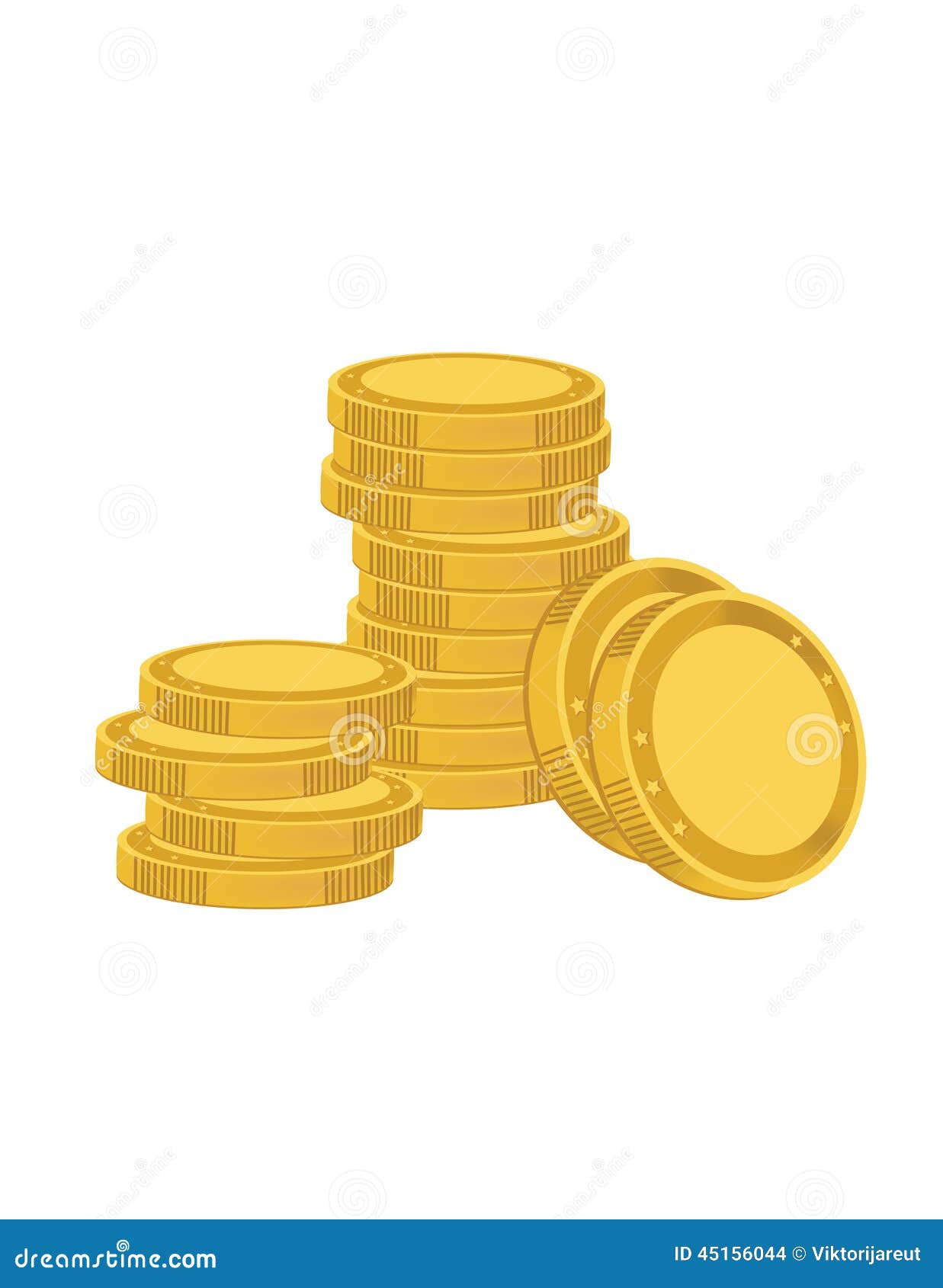 Coins stock illustration. Illustration of finances, design - 45156044