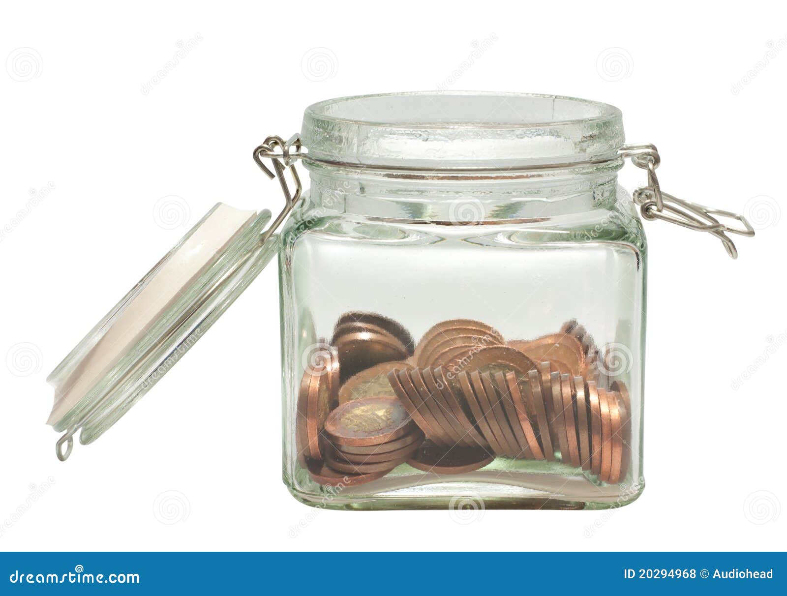 Coins in Jar stock photo. Image of invest, container - 20294968