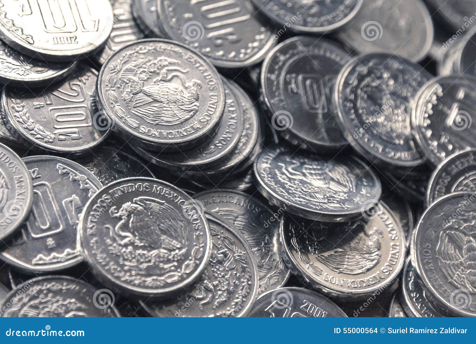 Coins stock photo. Image of bucks, home, peso, capital - 55000564