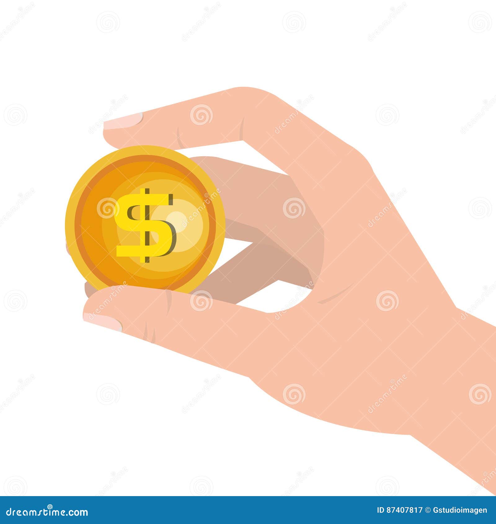 Coins money pay icon stock vector. Illustration of coin - 87407817