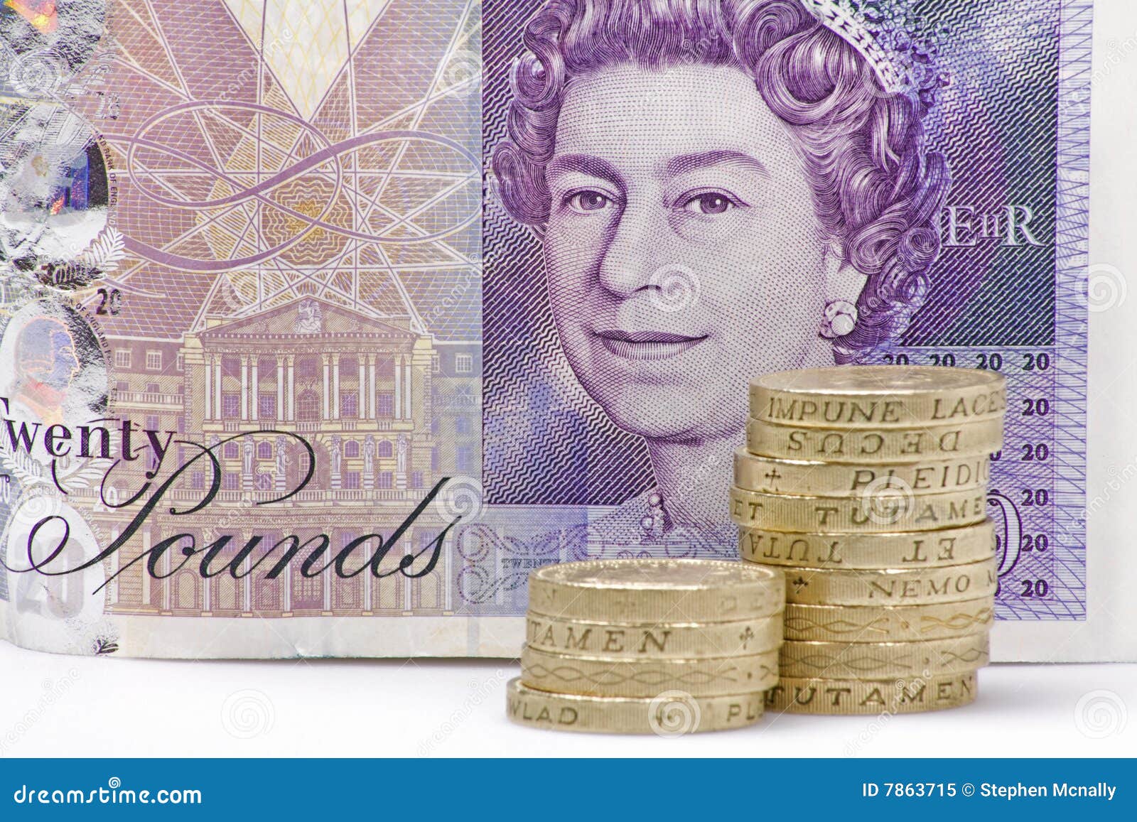 Coins and paper money editorial image. Image of cash, borrow - 7863715