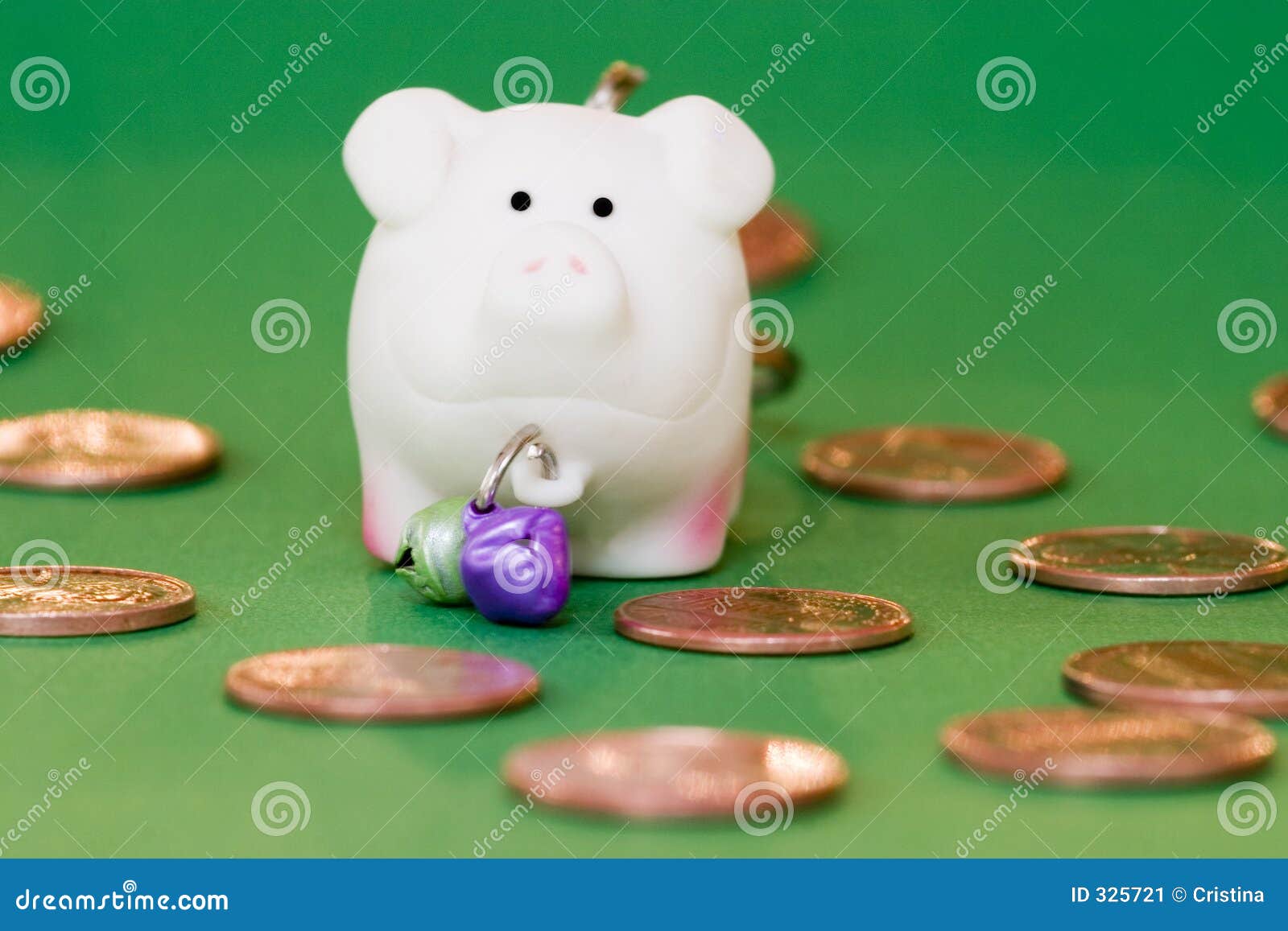 Coins and pig stock image. Image of finance, spend, cheap - 325721