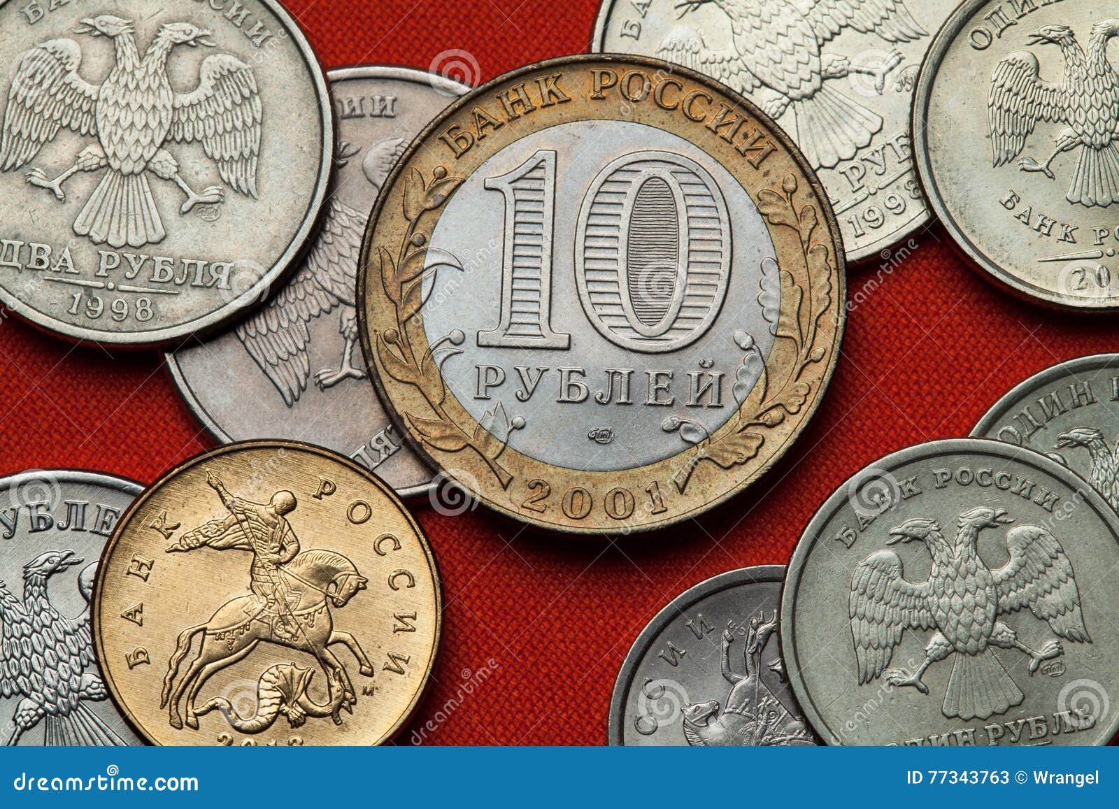Coins of Russia stock image. Image of coin, collection - 77343763