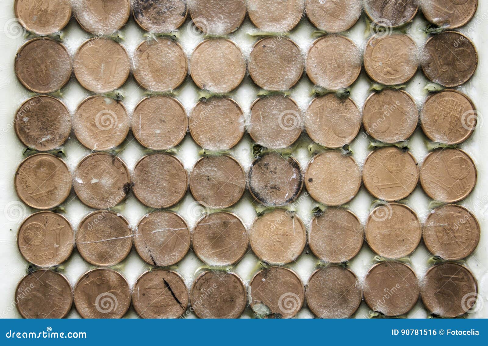 Coins rusty Cents stock photo. Image of cents, gold, change - 90781516