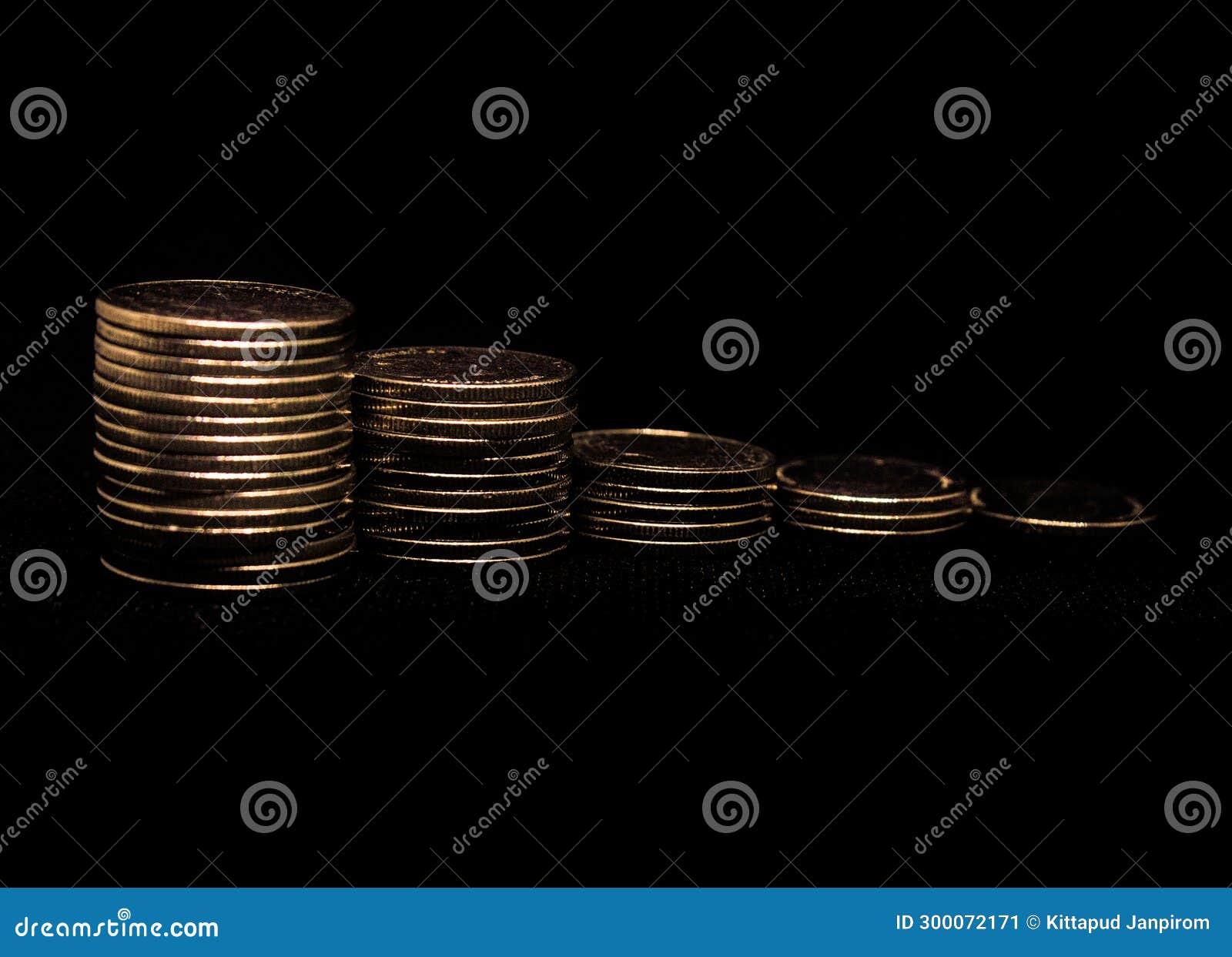 Coins Set in Groups ,stack of Coins, Graphics for Illustrations Stock ...