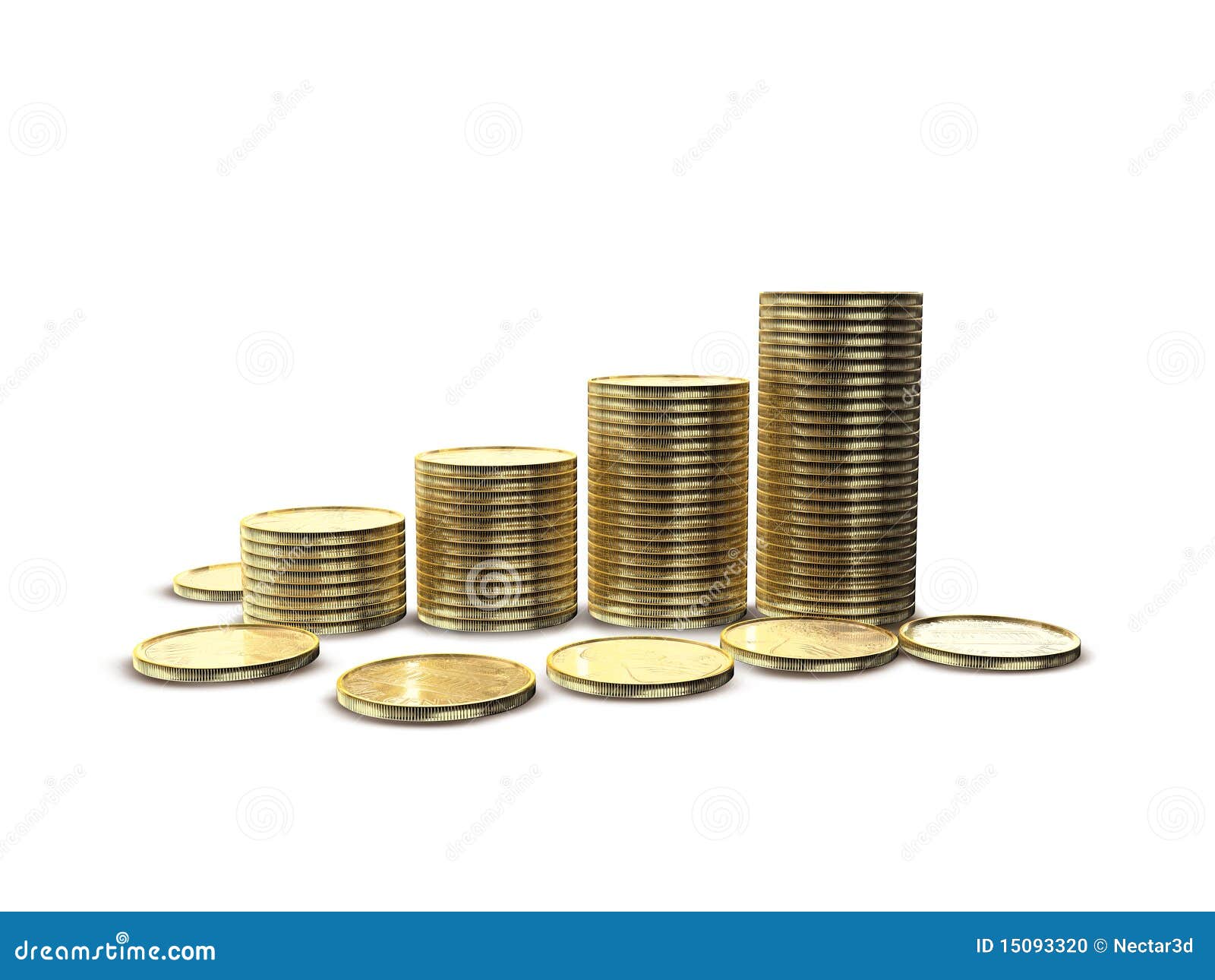 Coins stack stock photo. Image of donate, finance, heap - 15093320
