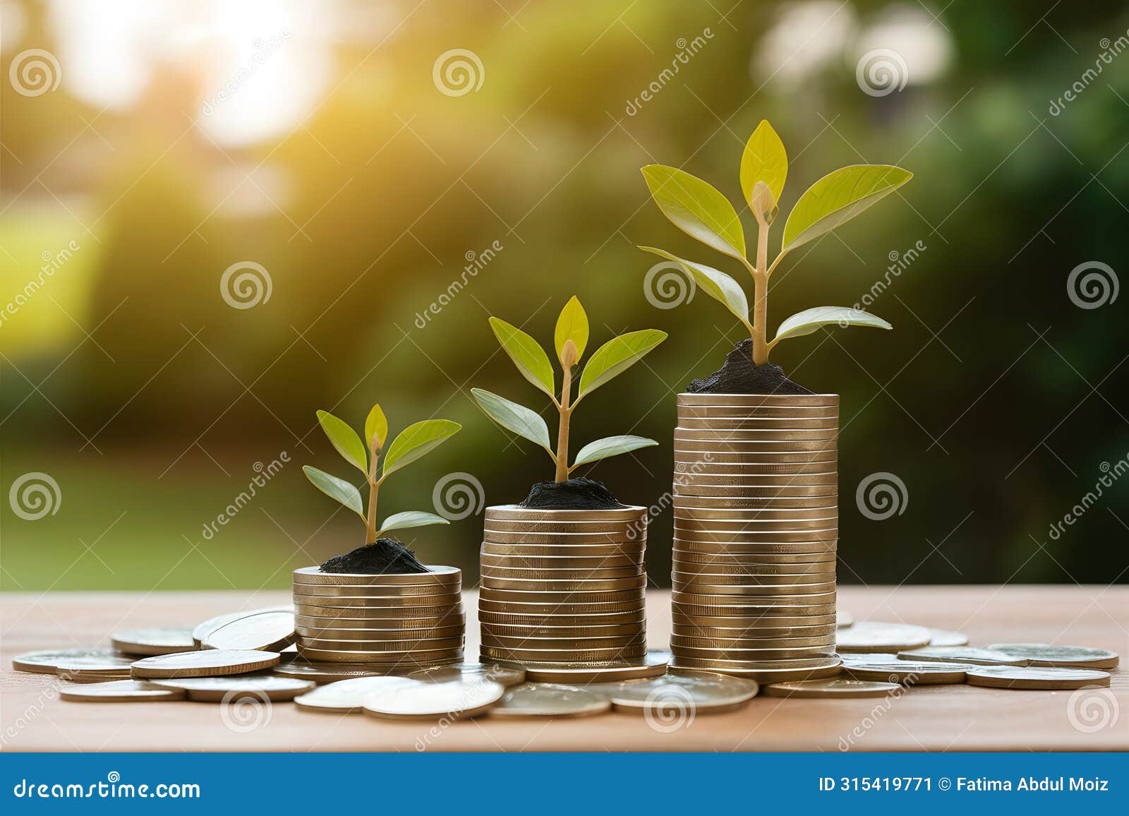 Coins Stack, Planning New Project, Annual Plan, Business Target Stock ...