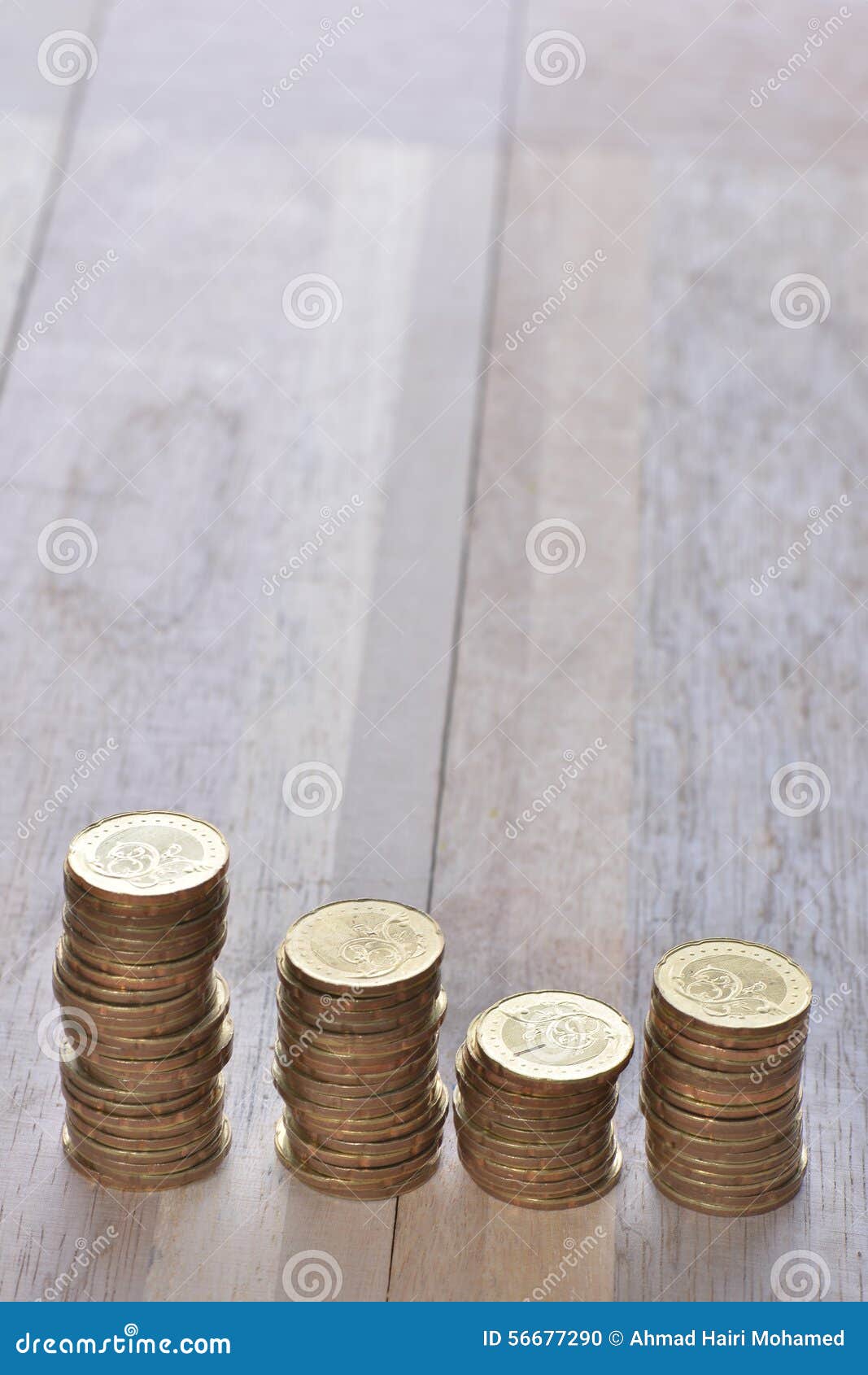 Coins stack in row stock photo. Image of life, business - 56677290