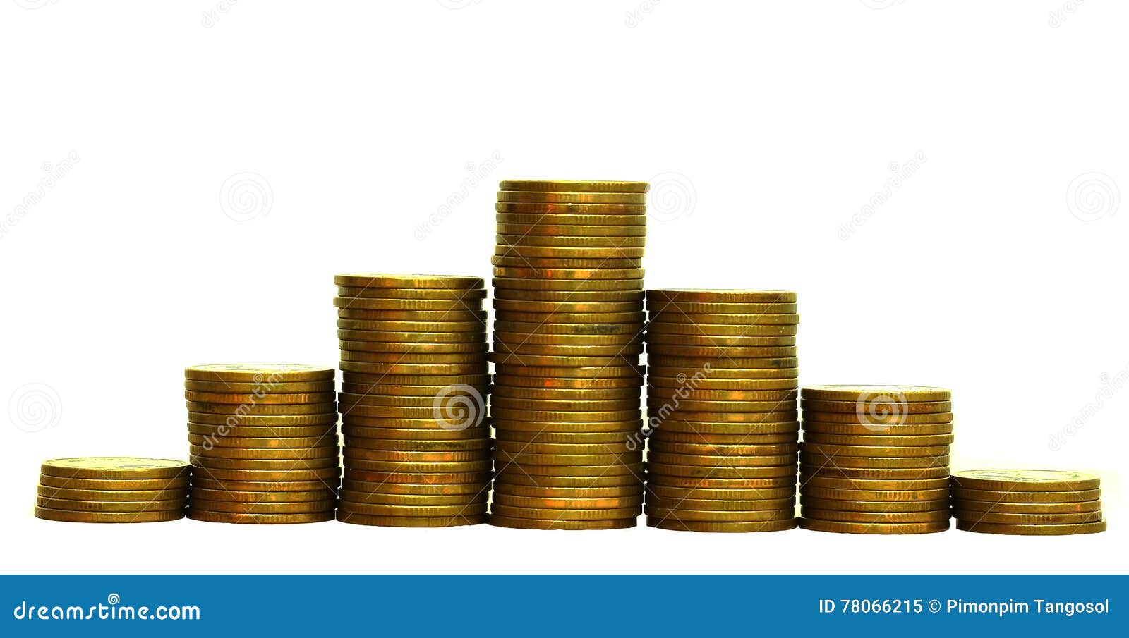 Coins stack stock image. Image of hour, commercial, currency - 78066215