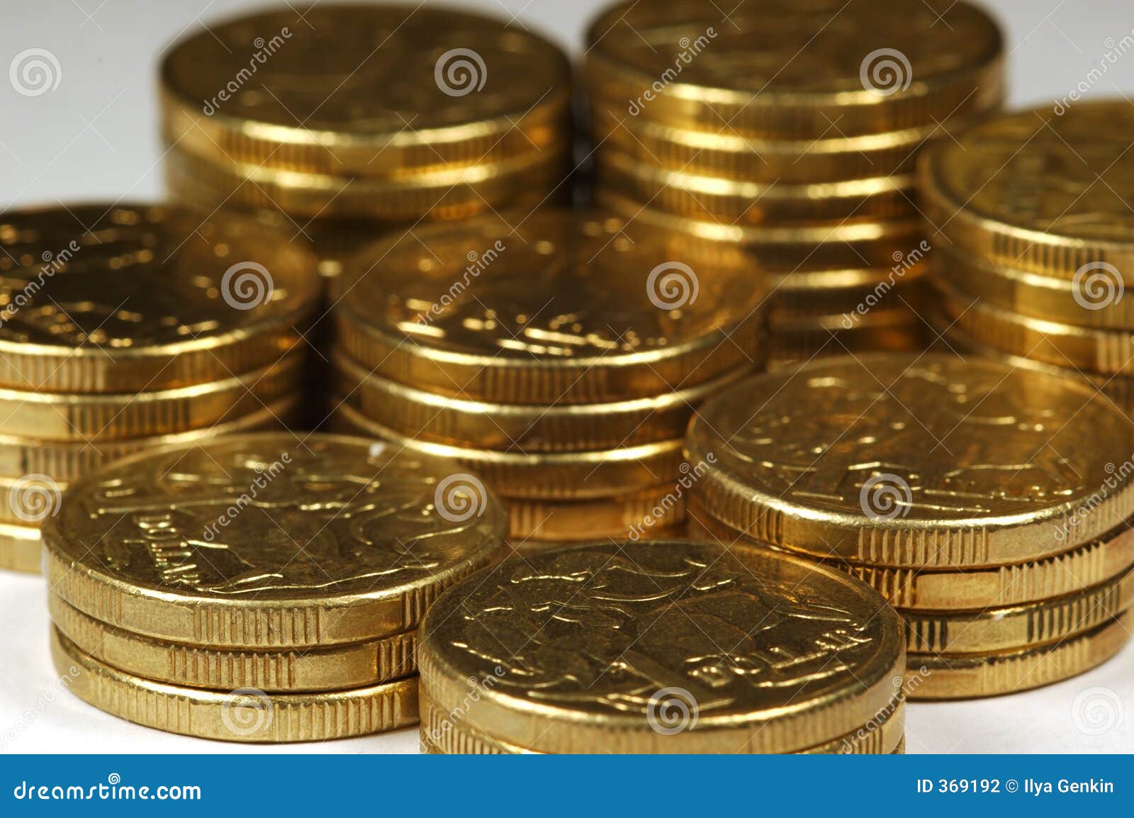 Coins in Stacks stock photo. Image of opportunity, sale - 369192
