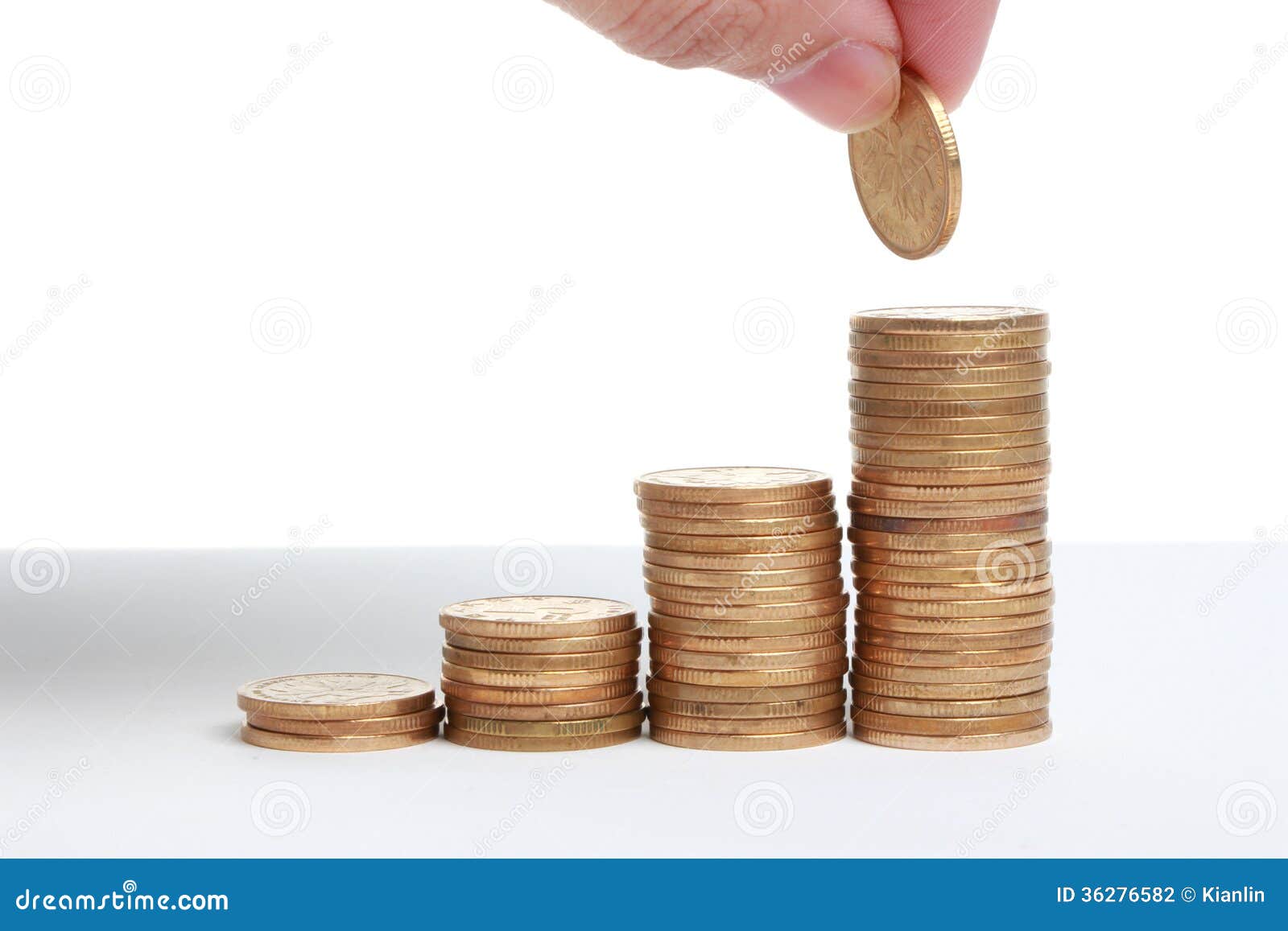 Coins Steps stock photo. Image of currency, banking, holding - 36276582