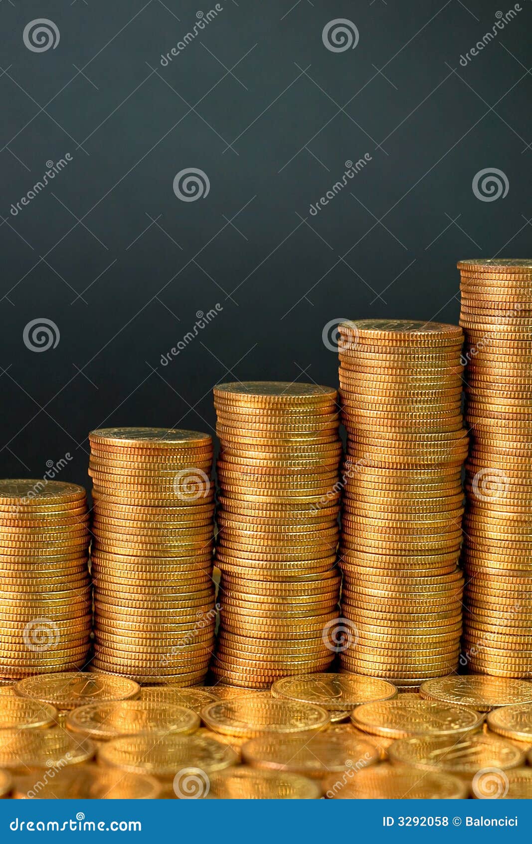 Coins success stock photo. Image of coins, fund, earnings - 3292058