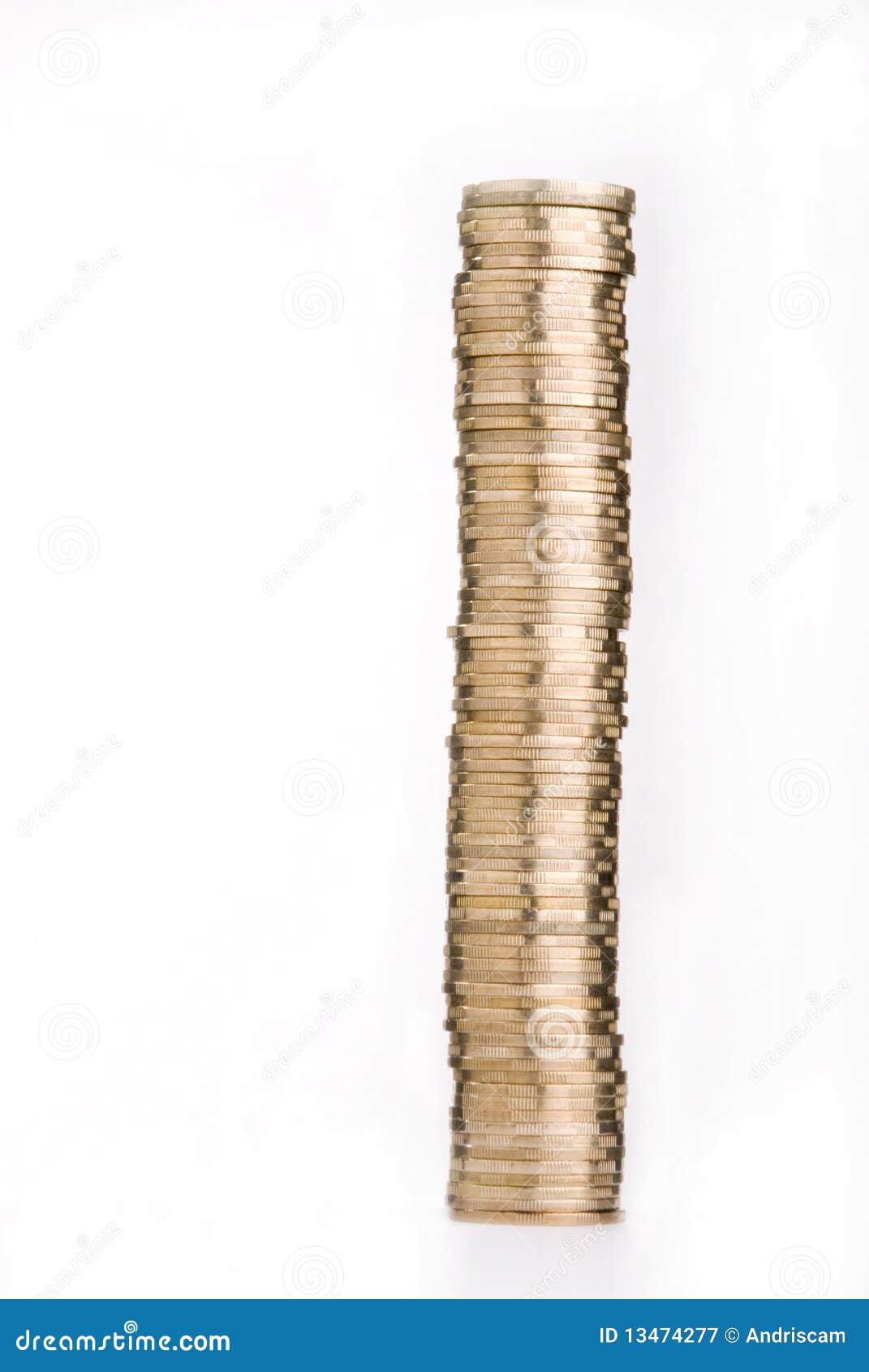Coins tower stock image. Image of cent, coin, metal, tower - 13474277