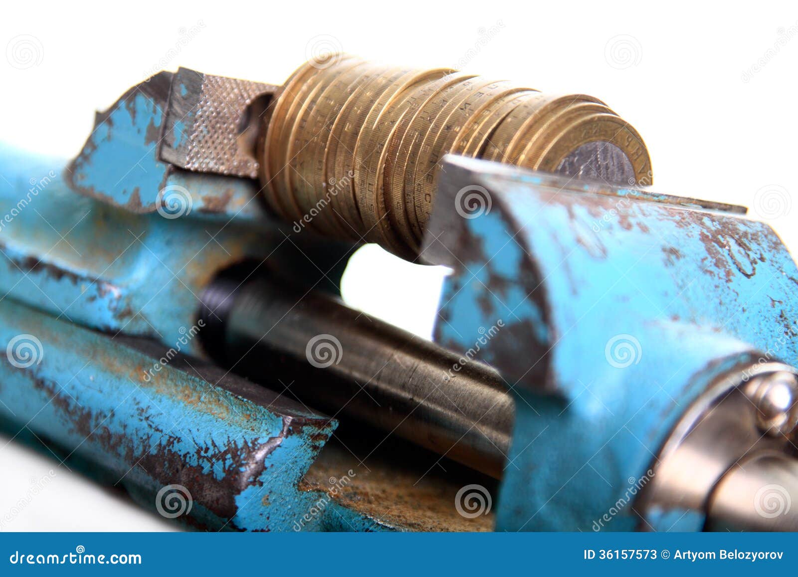 Coins stock image. Image of devaluation, business, compression - 36157573