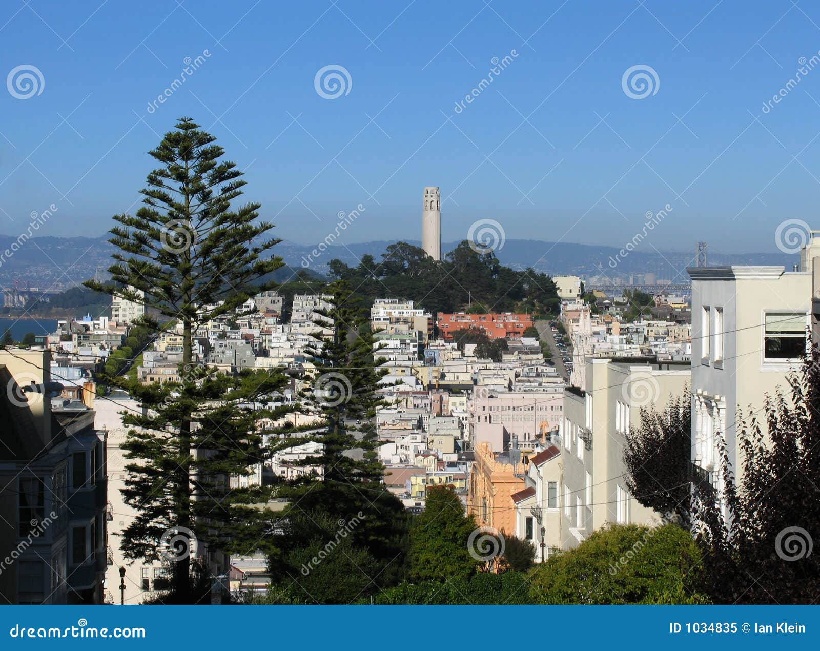 Coit Tower And Telegraph Hill Picture. Image: 1034835