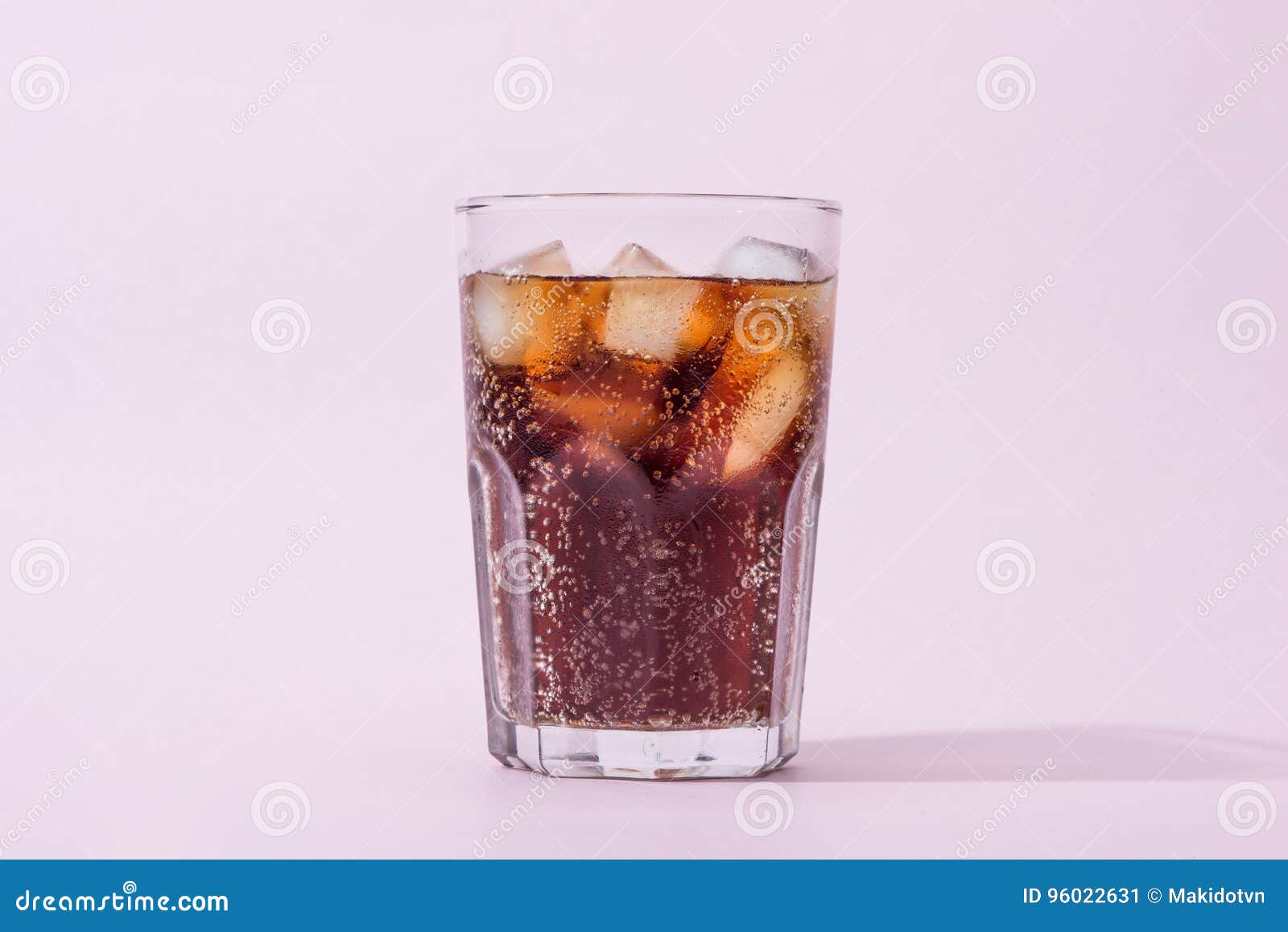 Coke. a Cool Glass of Cola Drink with Ice Stock Image - Image of ...