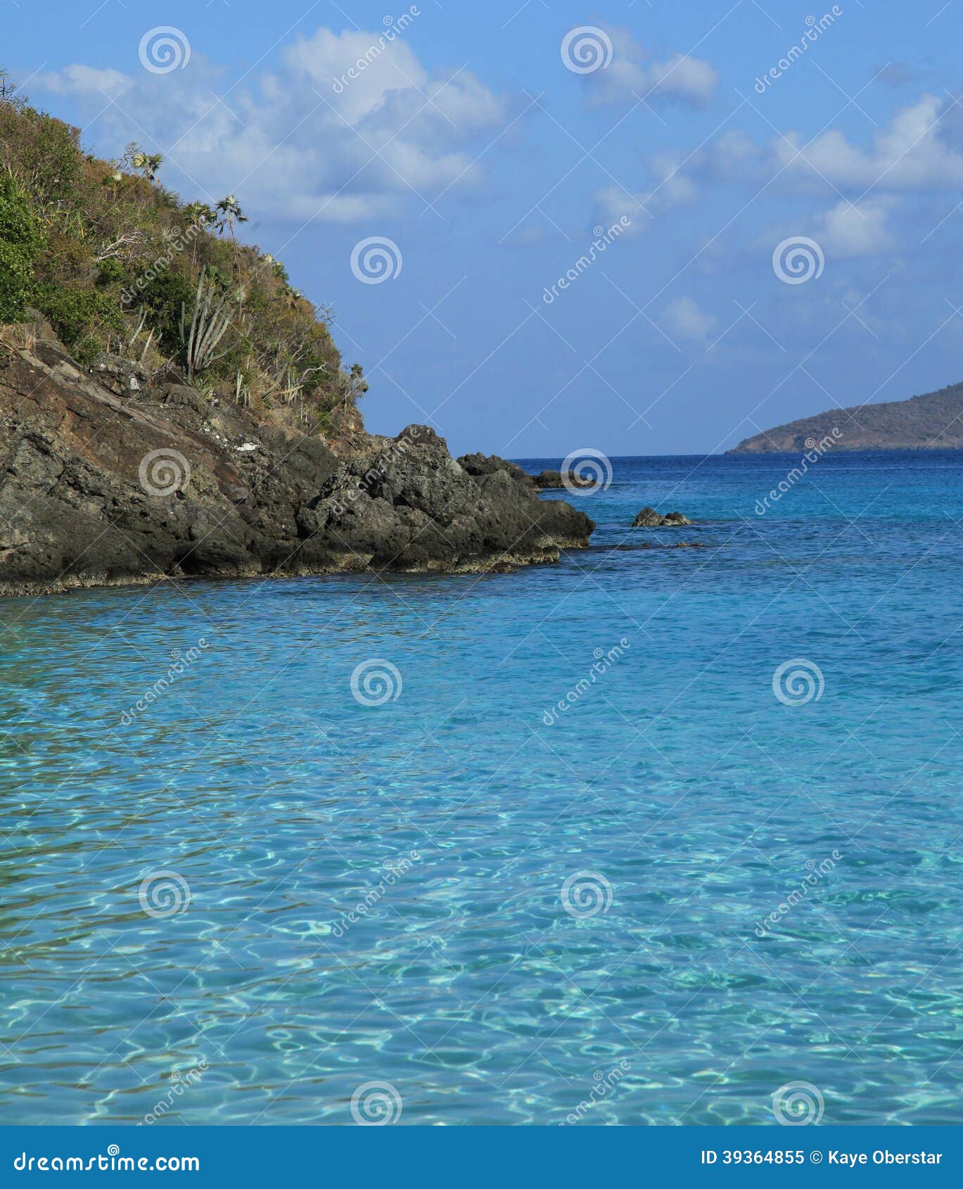 Coki Bay in St Thomas stock image. Image of coki, ocean - 39364855