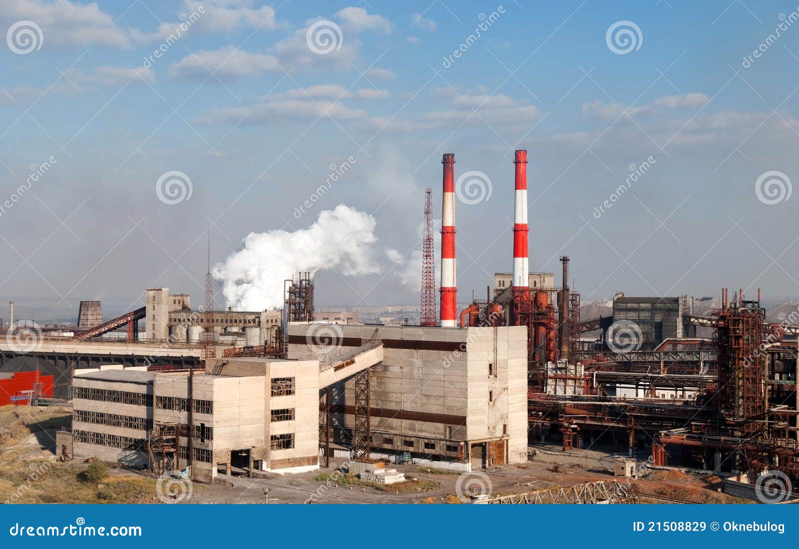 Coking plant stock image. Image of engineering, cokery - 21508829