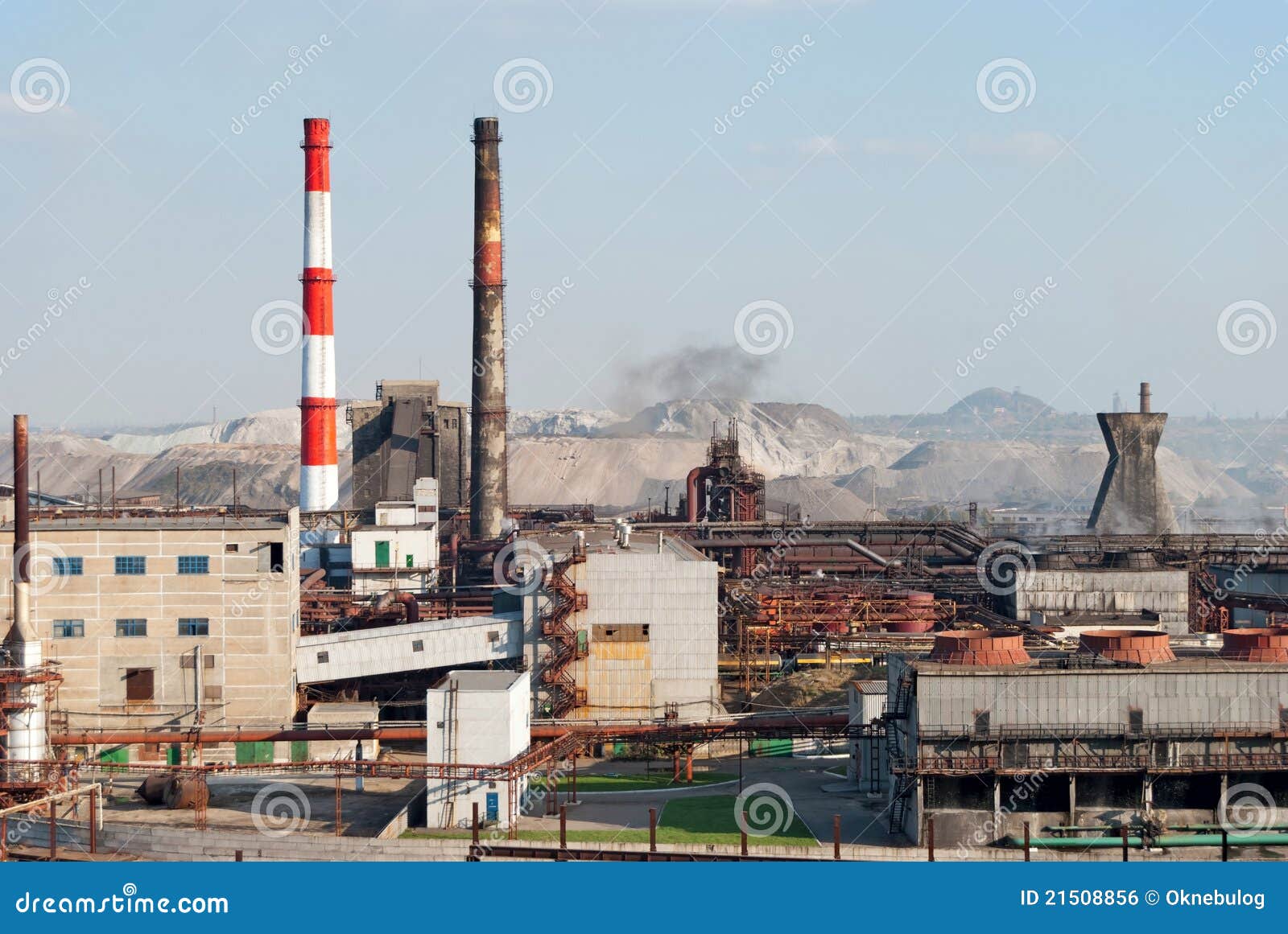 Coking plant stock photo. Image of fallow, smoke, engine - 21508856