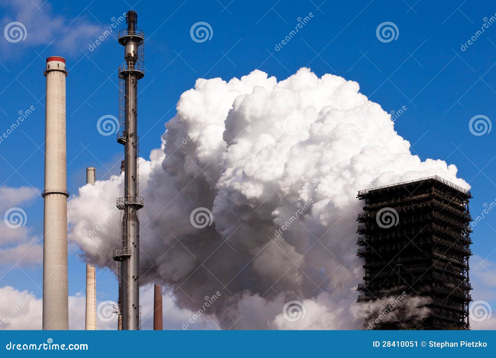 Coking Plant Producing Coke Coal for Steel Making Stock Image - Image ...