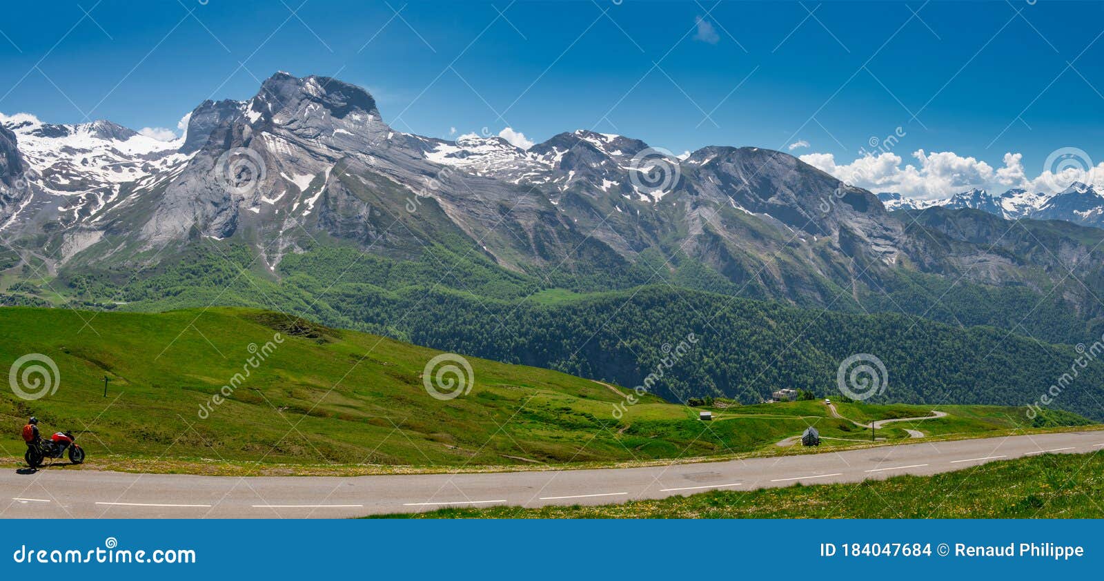Col Aubisque in the French Pyrenees Stock Photo - Image of peak ...