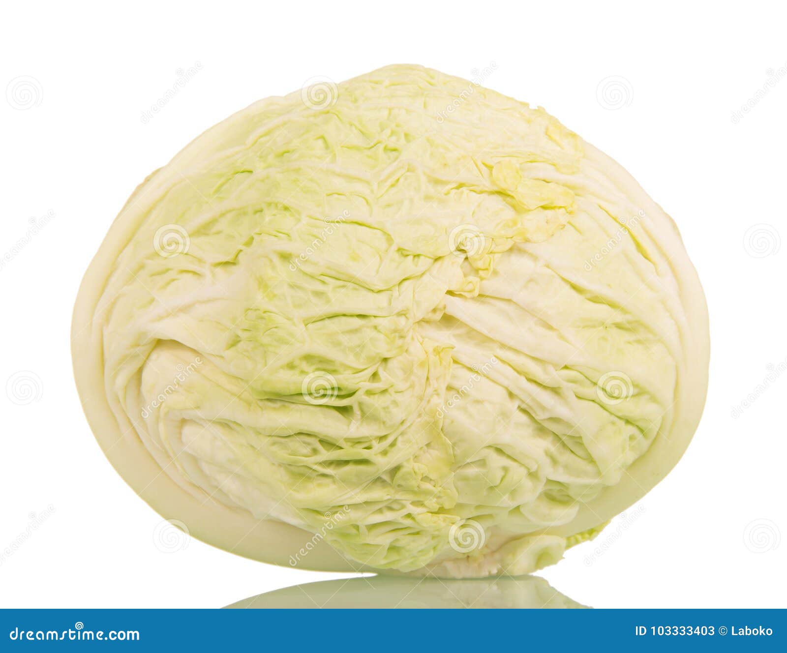 Col Blanca Redonda Aislada En Blanco Imagen de archivo - Imagen de ...