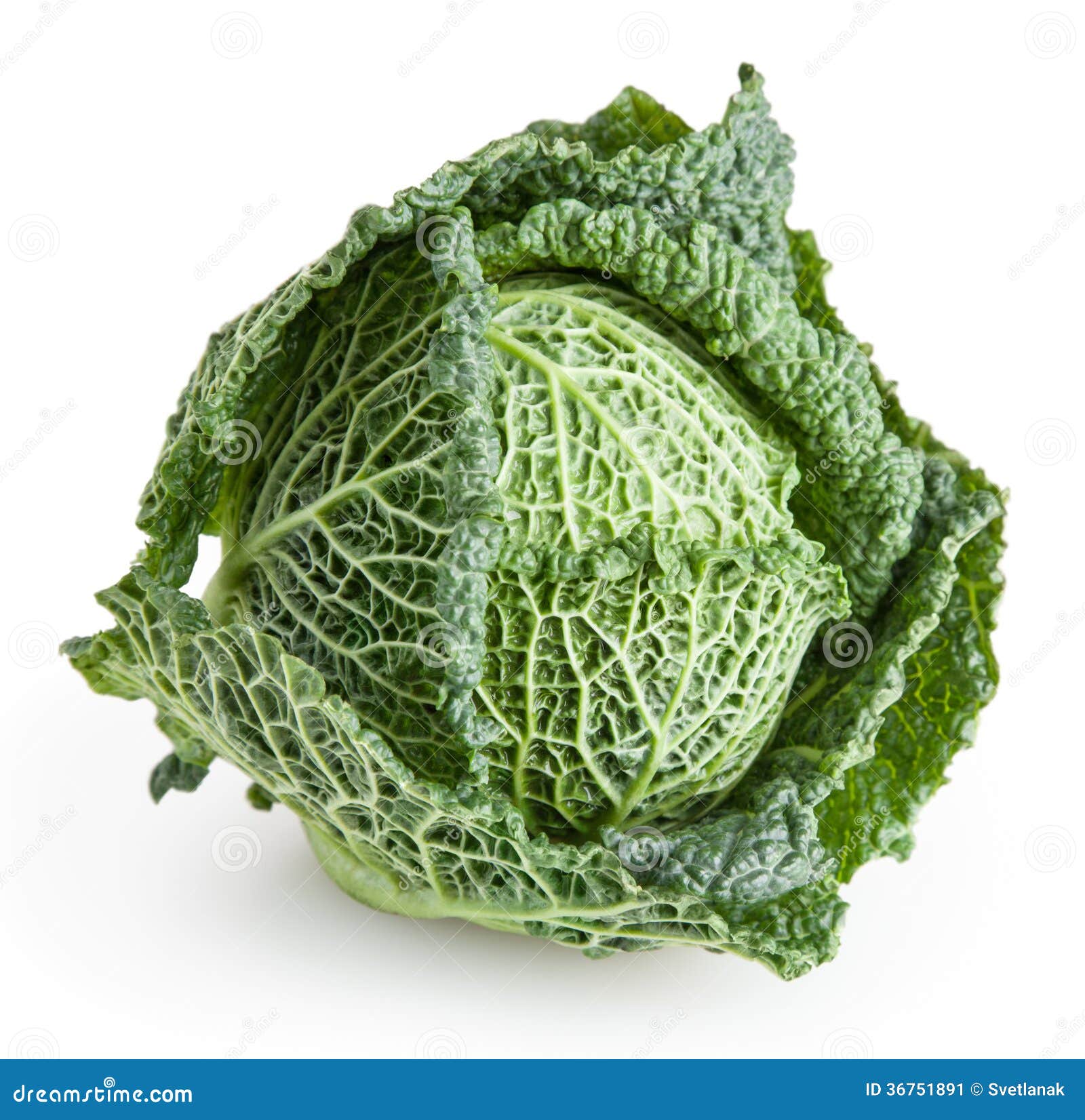 Col De Col Rizada Aislada En Blanco Imagen de archivo - Imagen de coma ...