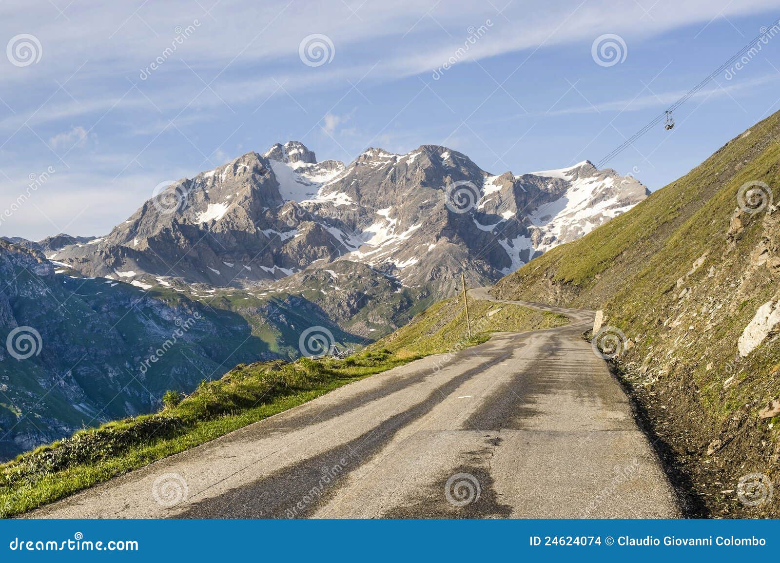 Col de l Iseran stock photo. Image of mountain, rhone - 24624074