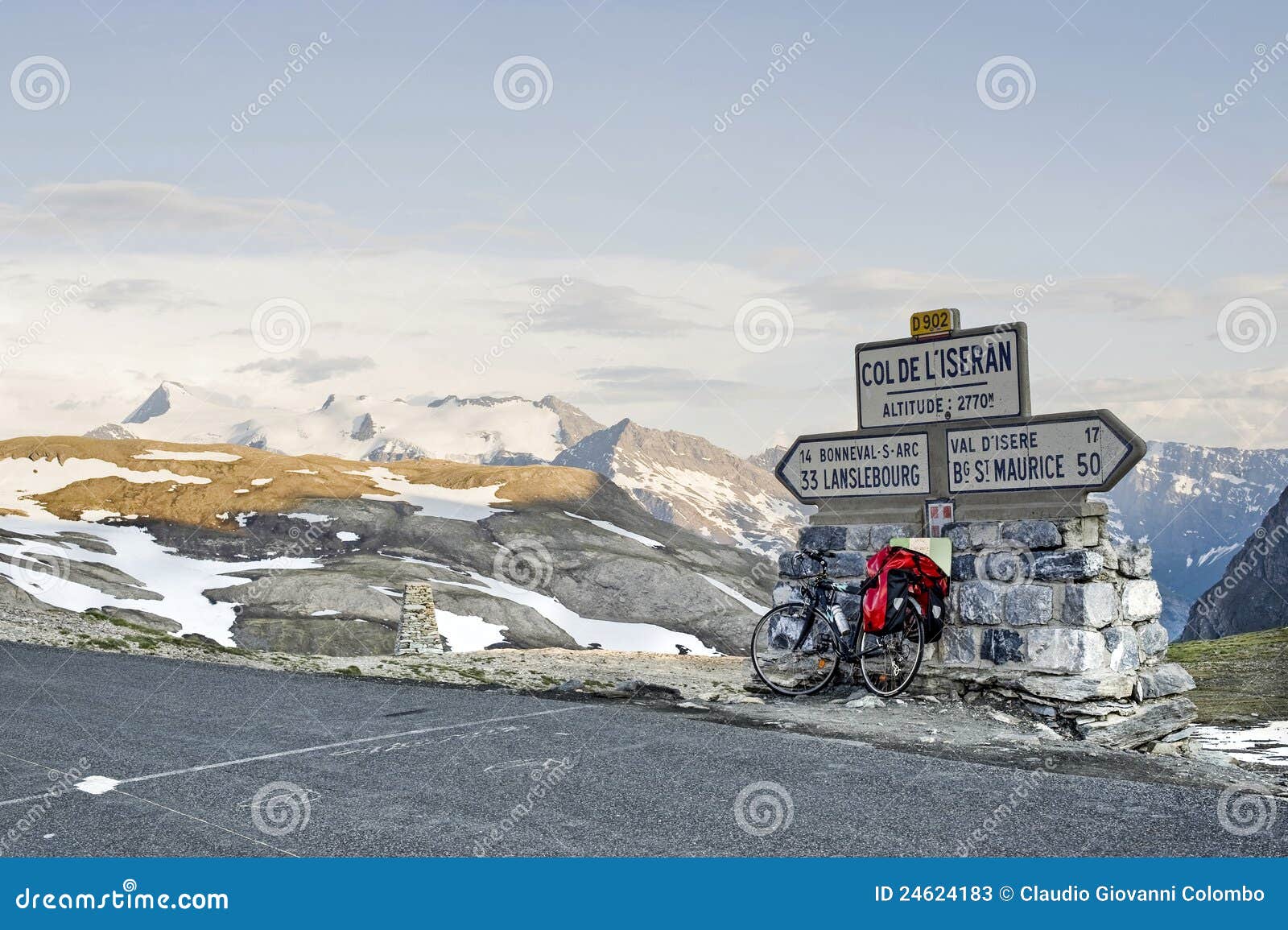 Col de l Iseran stock image. Image of rhone, europe, prairie - 24624183