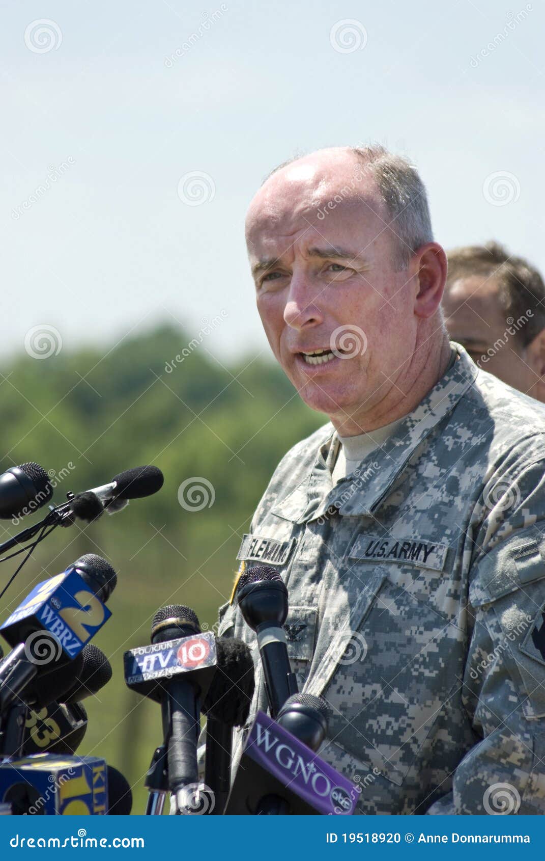 Col. Edward Fleming editorial image. Image of corps, louisiana - 19518920