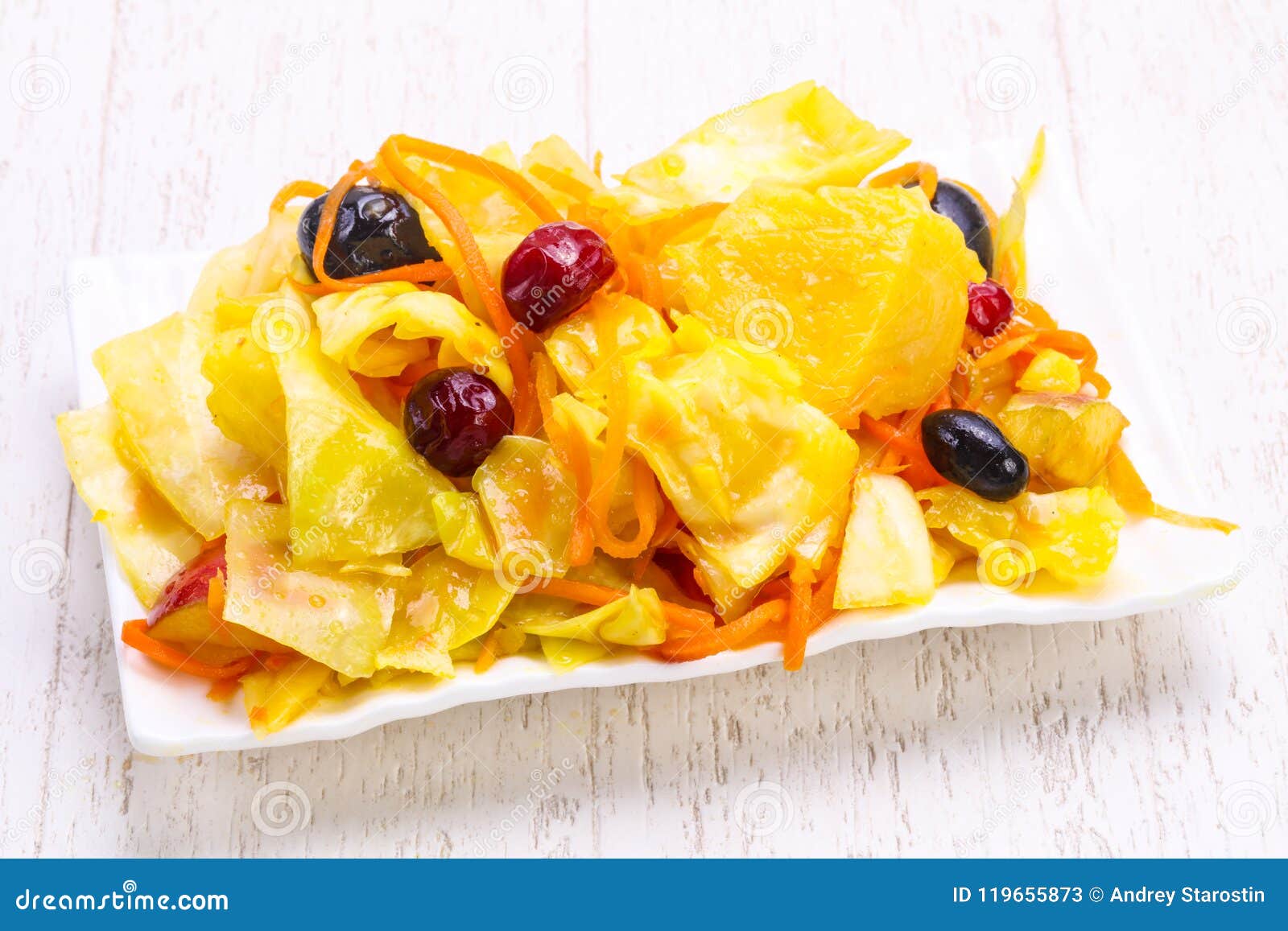 Col fermentada tradicional imagen de archivo. Imagen de colada - 119655873