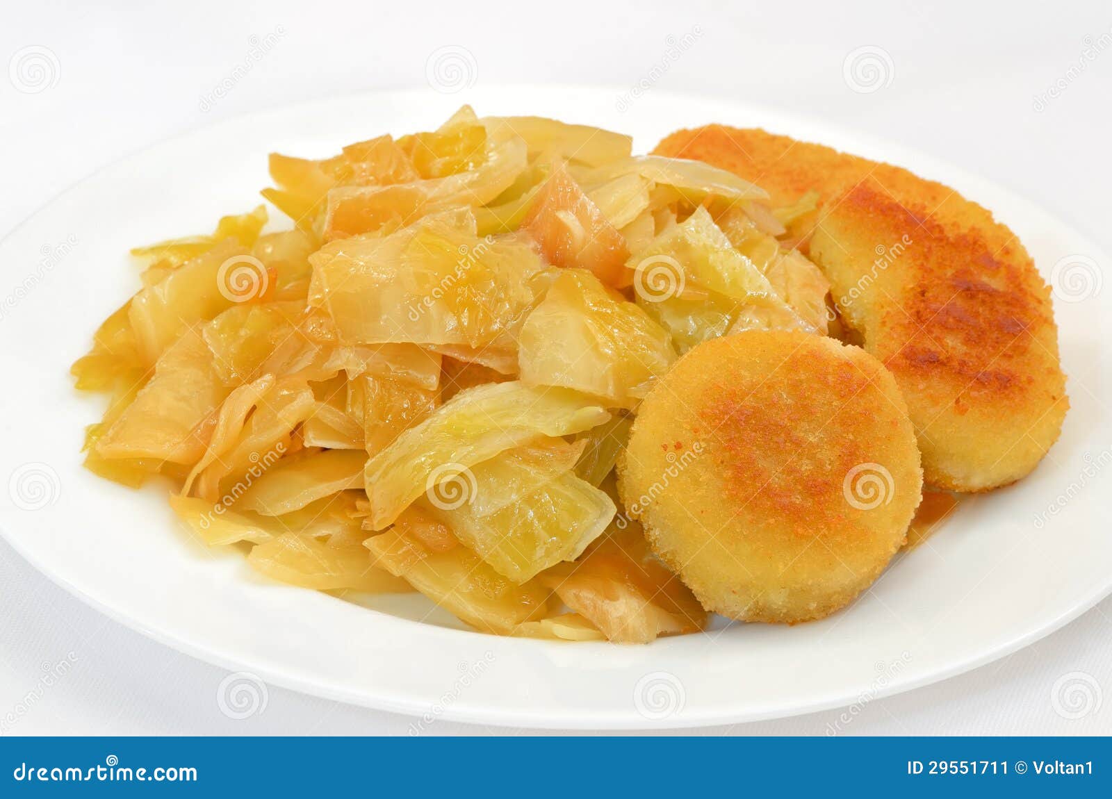 Col Guisada Con Las Pepitas Imagen de archivo - Imagen de alimento ...