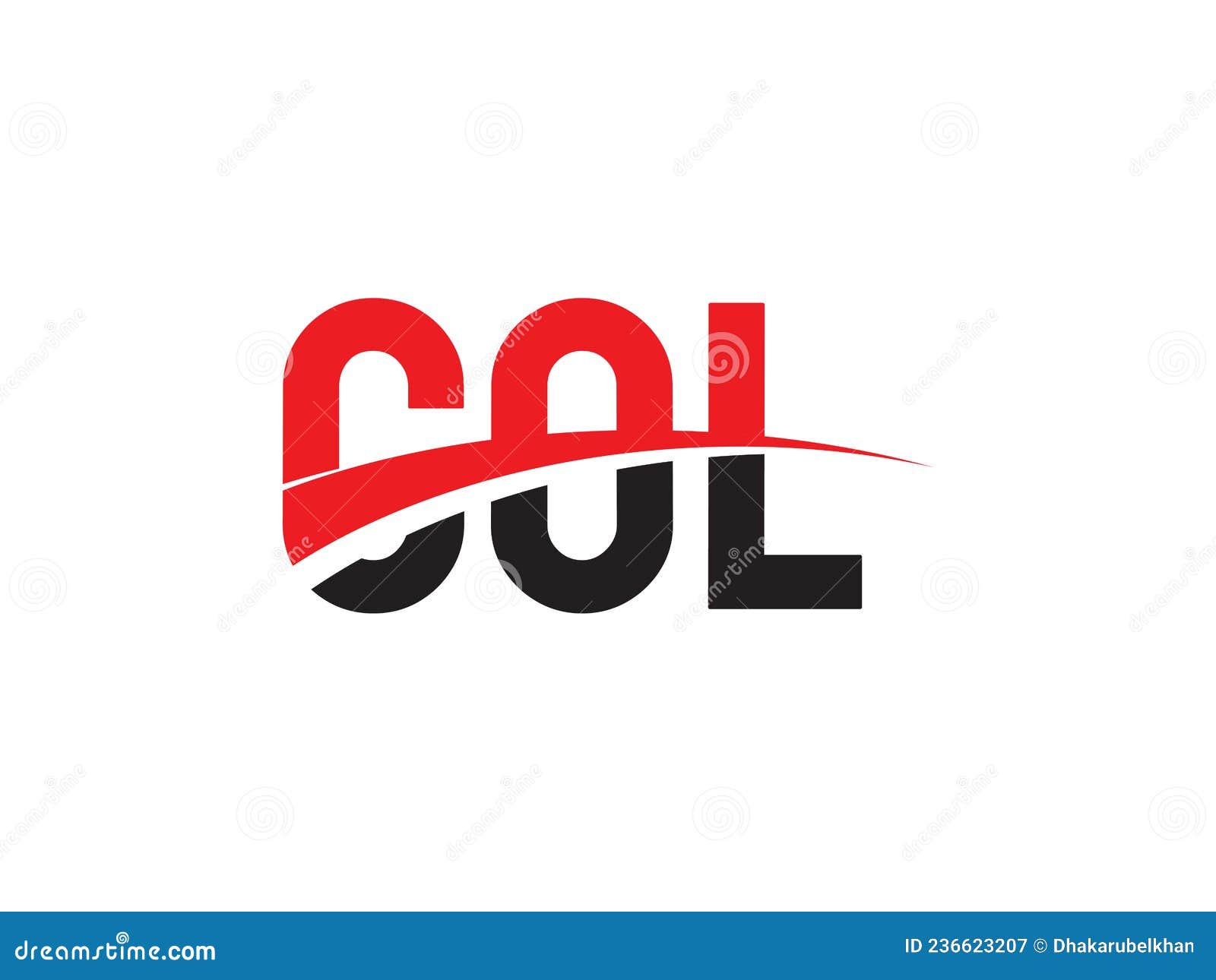 COL Letter Initial Logo Design Vector Illustration Stock Vector ...