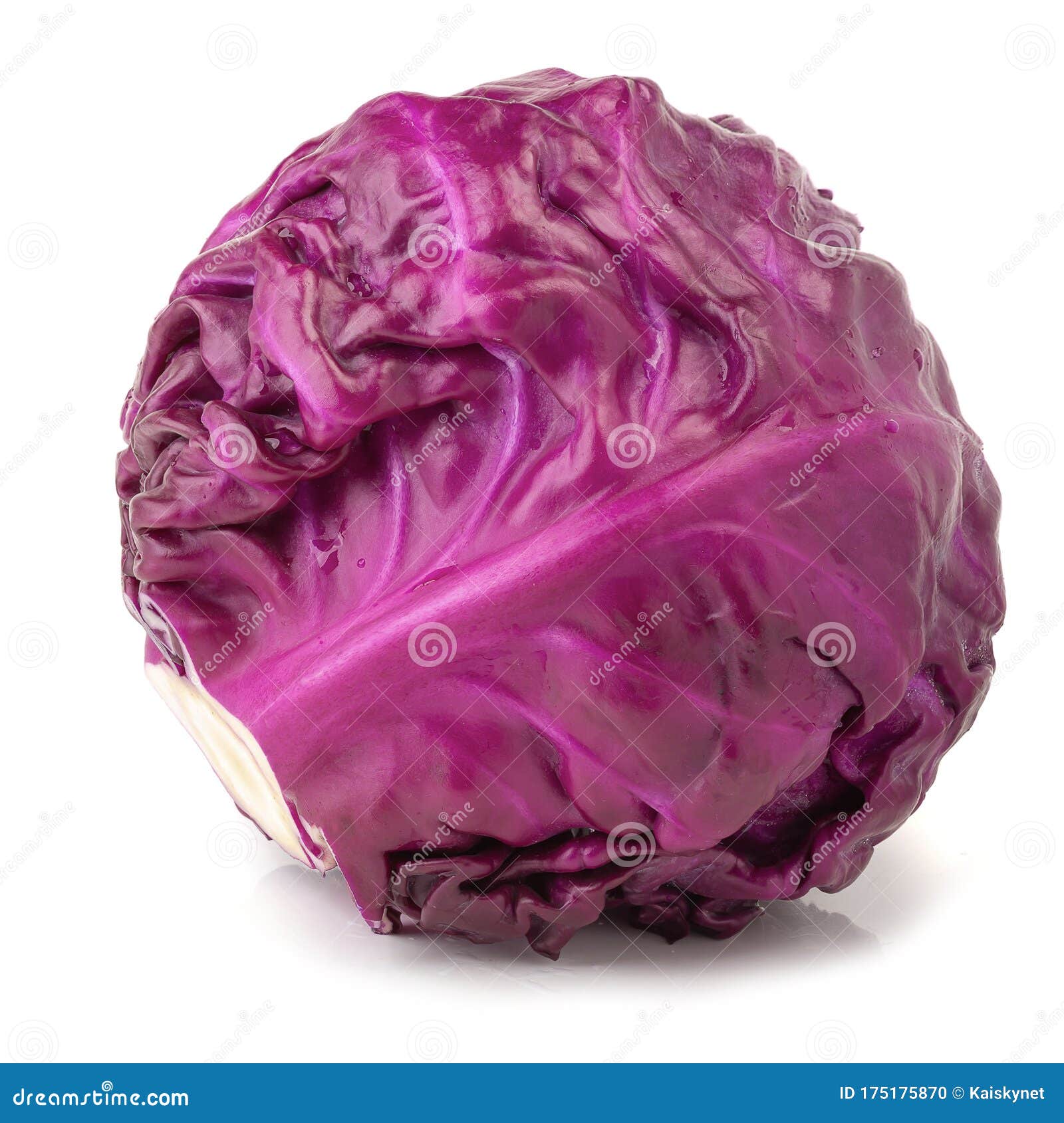 Col Roja Aislada En Un Fondo Blanco Foto de archivo - Imagen de ...