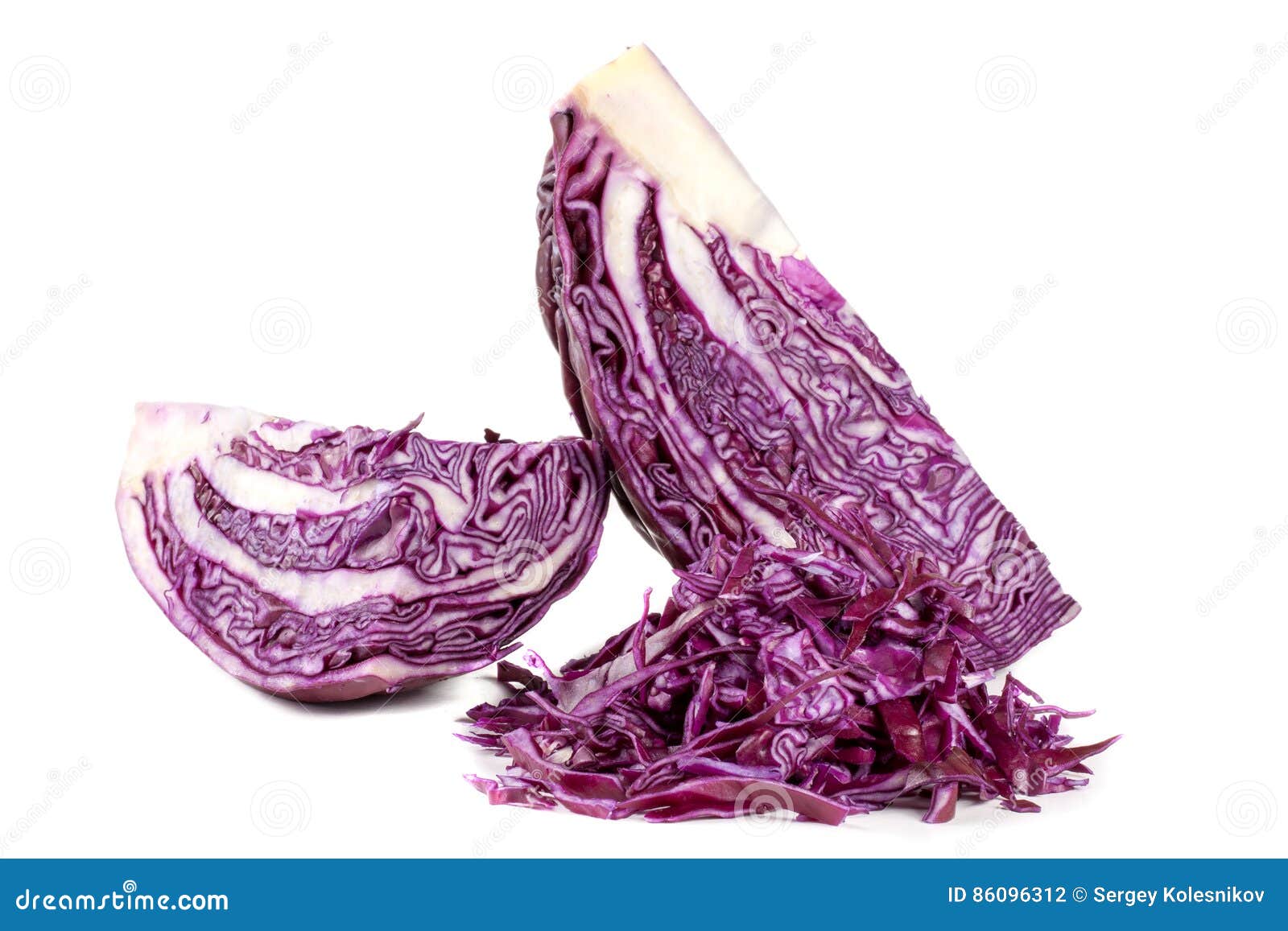 Col Roja Cortada Aislada En El Fondo Blanco Foto de archivo - Imagen de ...