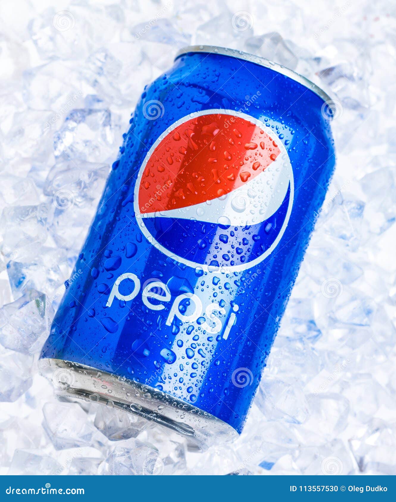 Cola Can on Ice editorial image. Image of bottle, cold - 113557530