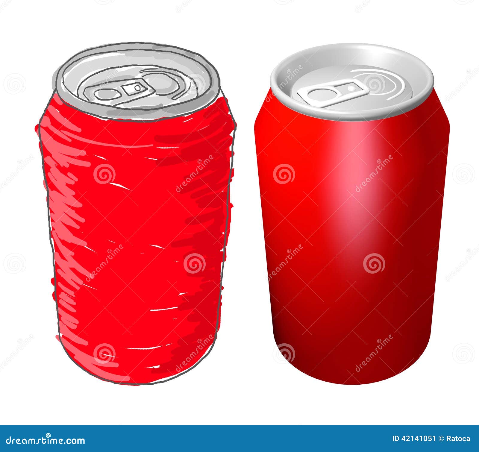 3D Cola Cans And Pizza Boxes Royalty-Free Stock Photography ...