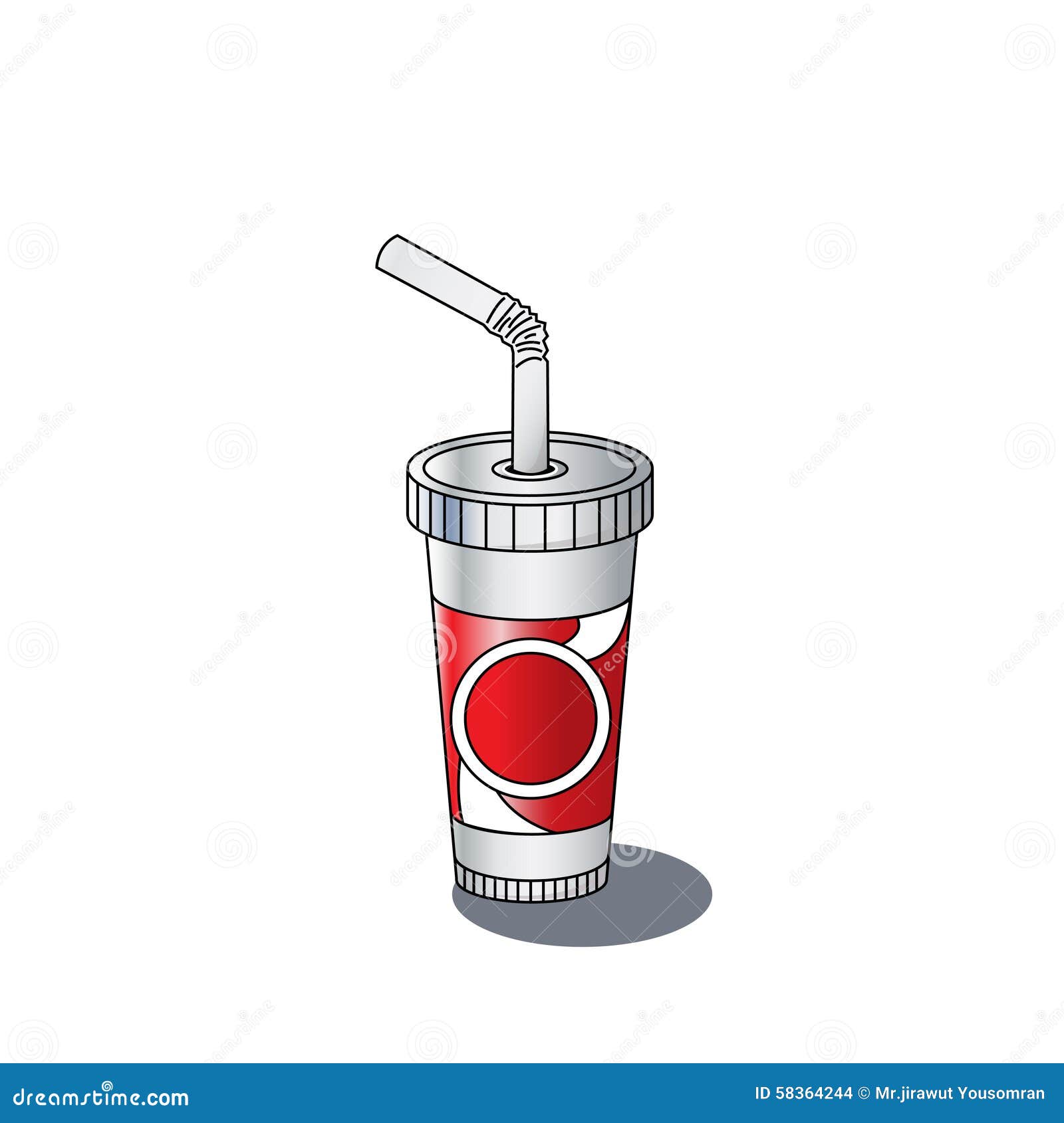 Cola cup vector stock vector. Illustration of fastfood - 58364244