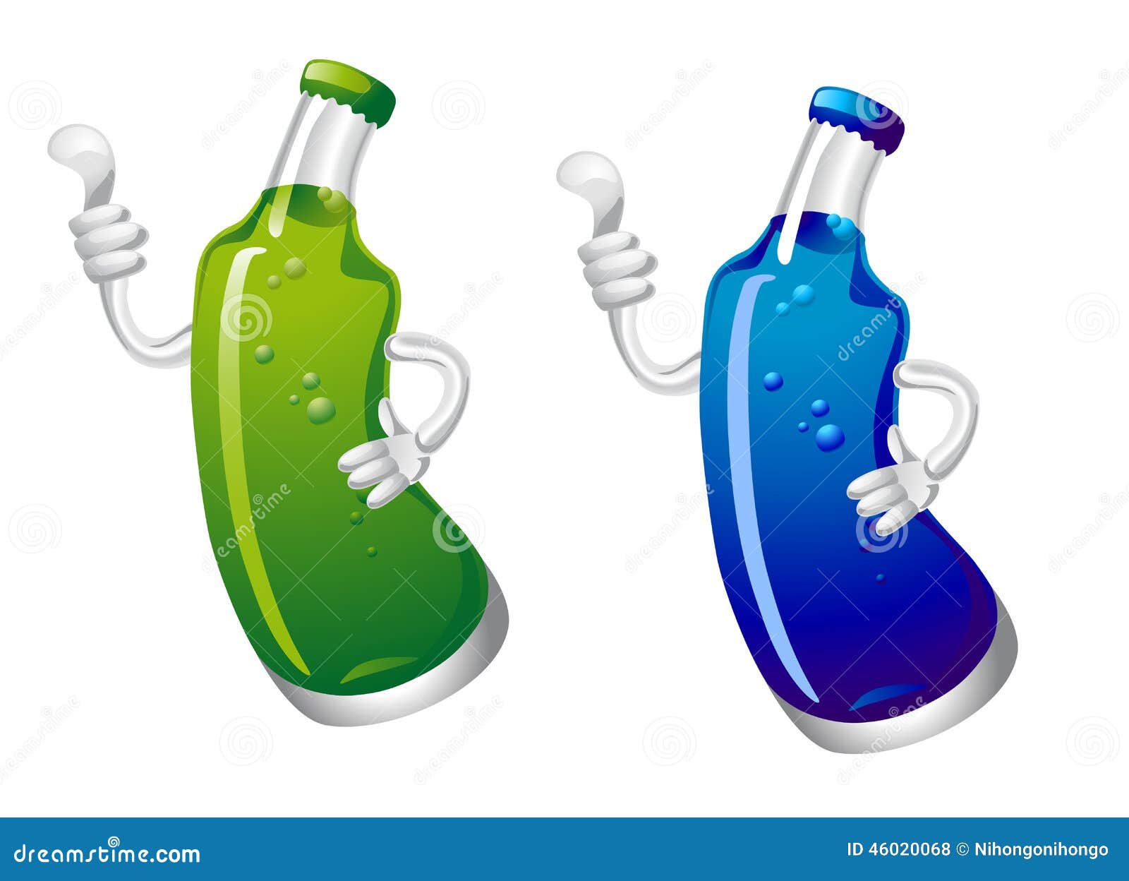 Cola Drink Packaging With Many Drops And Ice Cubes In Drink Cartoon ...