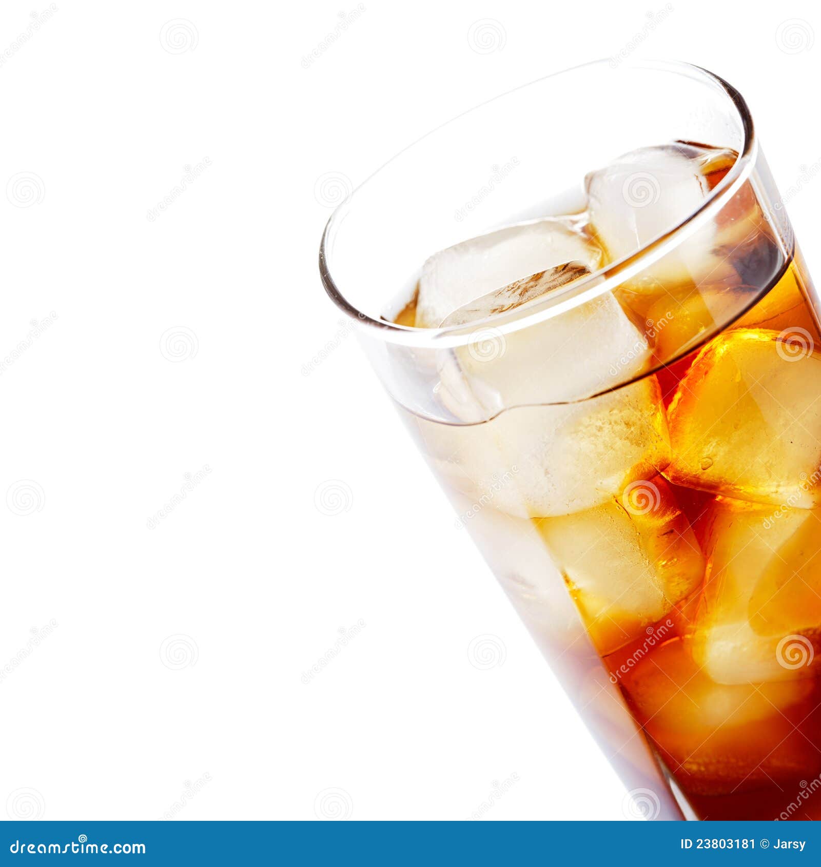 Cola with ice stock image. Image of cola, macro, lemonade - 23803181