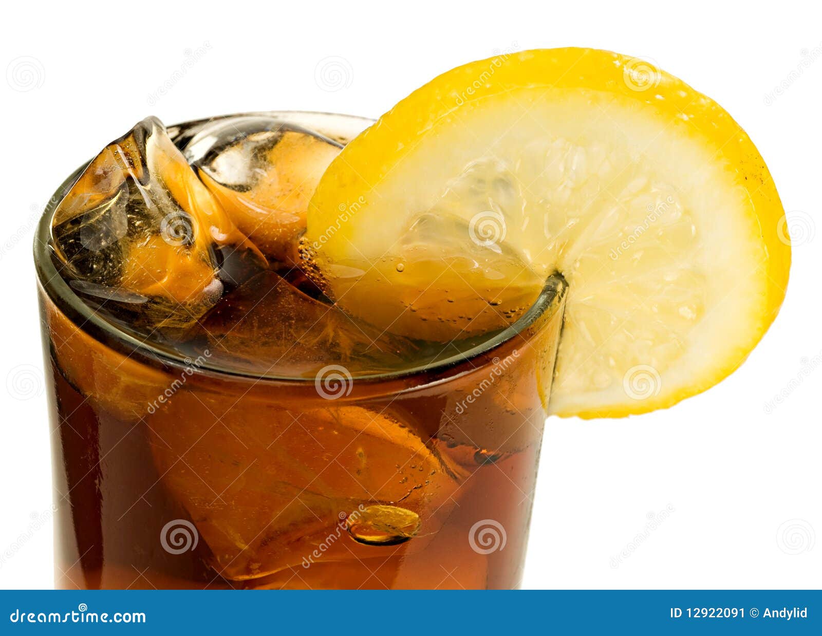 Cola Ice and Lemon stock image. Image of liquid, fizz - 12922091