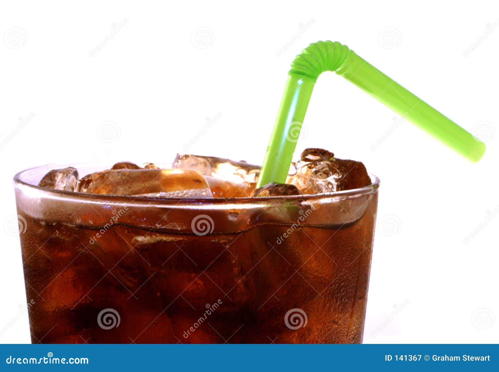 Cola isolated stock image. Image of glass, summer, refreshing - 141367