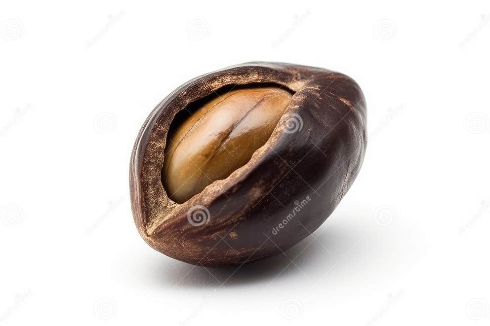 Cola Nut Isolated on White Background. Generative AI Stock Illustration ...